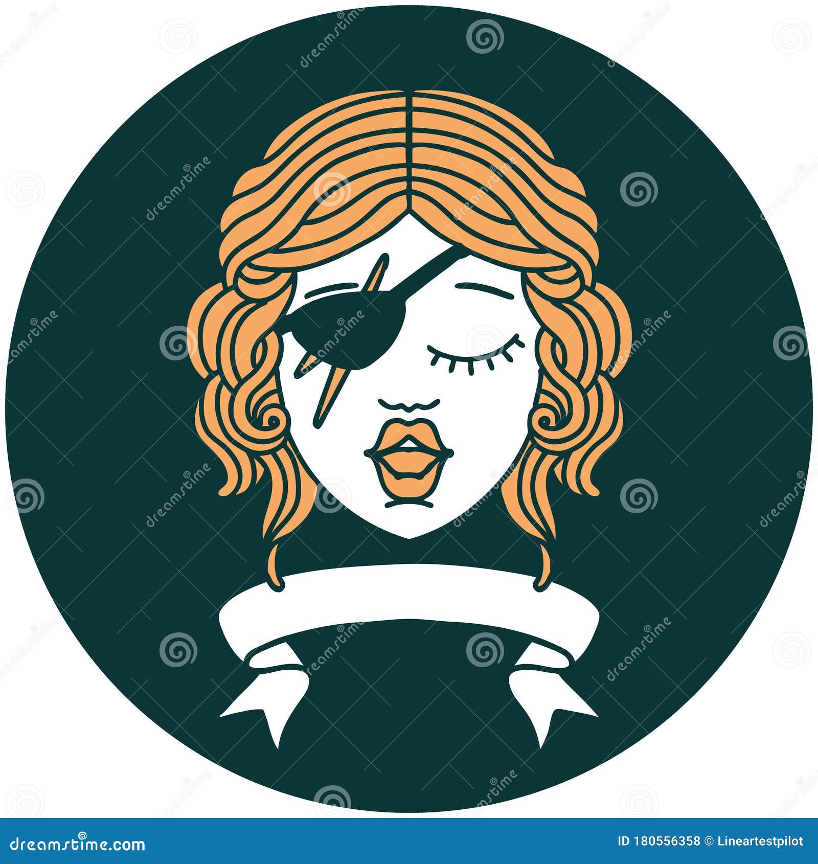Human Rogue Character with Banner Icon Stock Vector - Illustration of ...