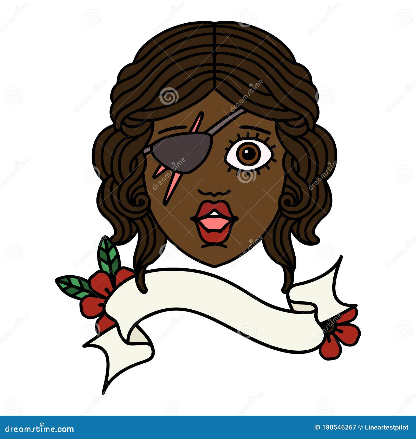 Orc Rogue Character Face Illustration Cartoon Vector | CartoonDealer ...