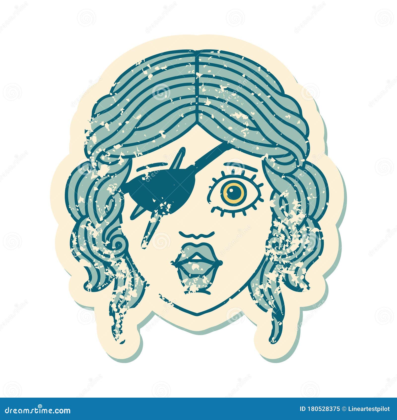 Orc Rogue Character Face Illustration Cartoon Vector | CartoonDealer ...