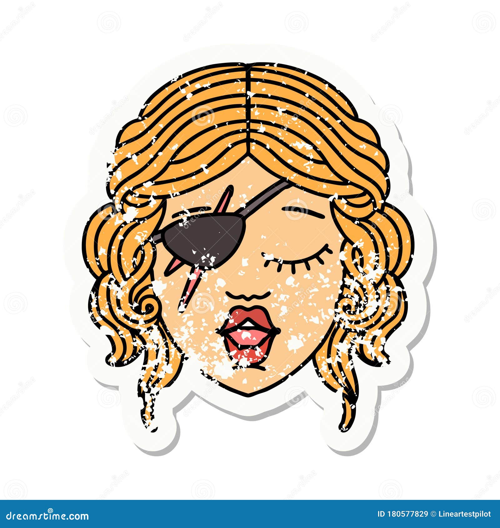 Orc Rogue Character Face Illustration Cartoon Vector | CartoonDealer ...