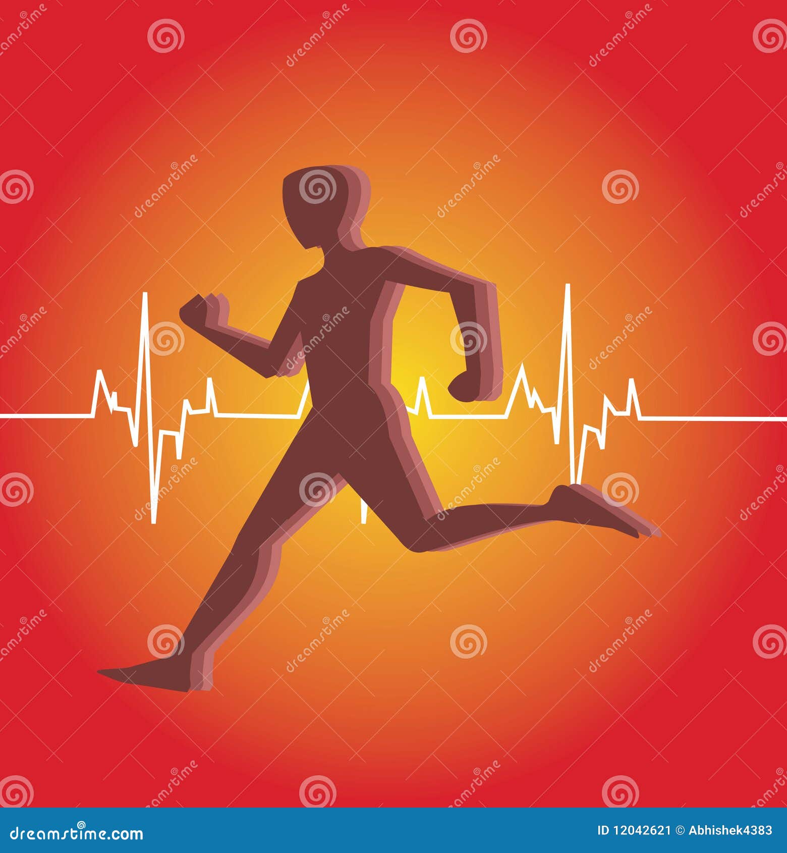 Heart Human Running Stock Illustrations – 1,142 Heart Human Running ...