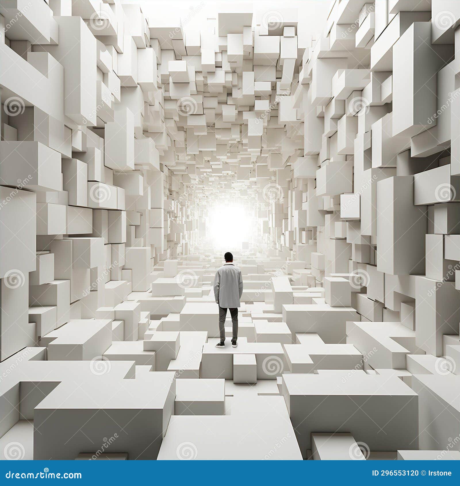 Human S Fantasy, Thinking Process Visualisation Stock Photo - Image of ...