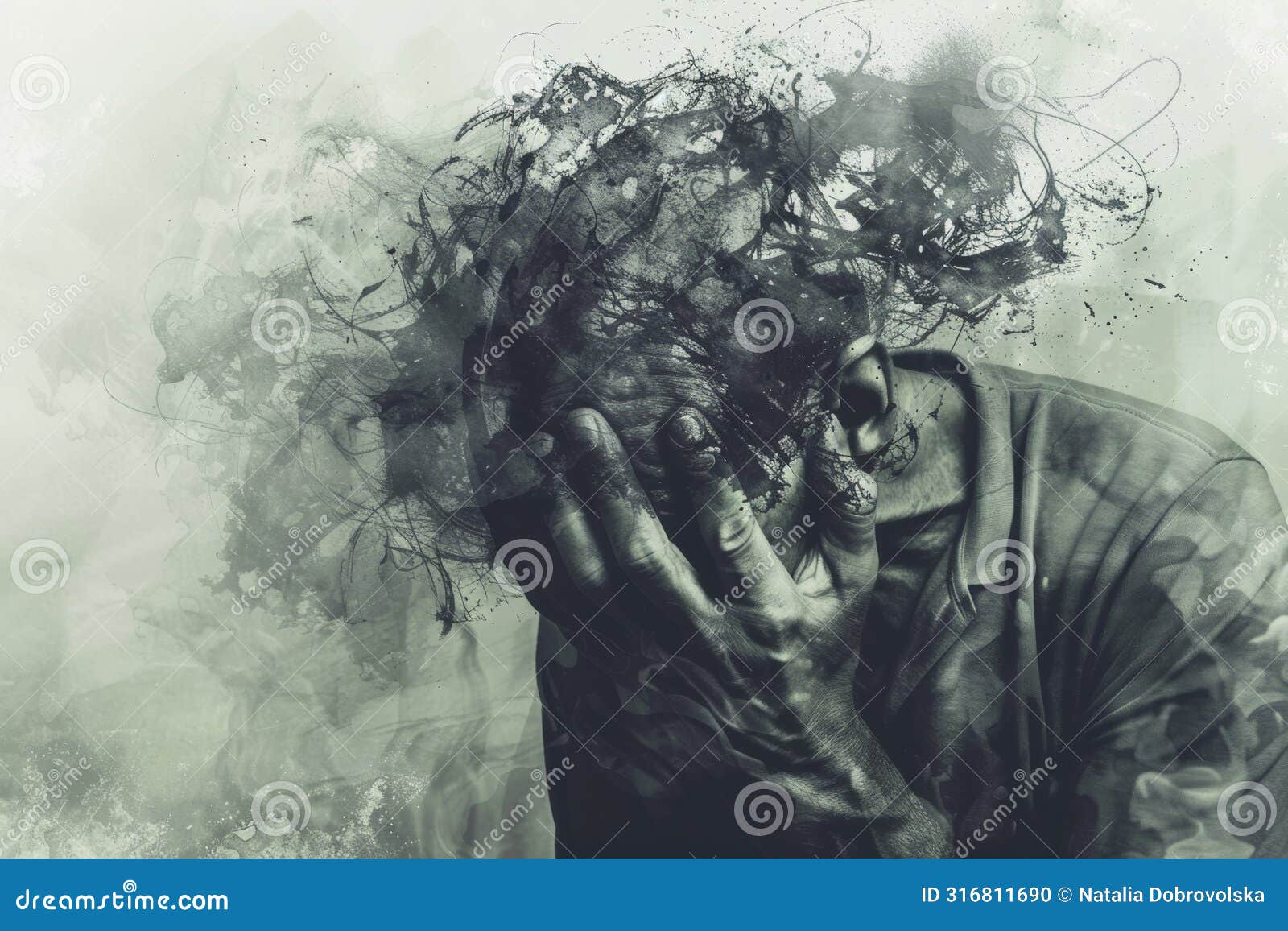Human S Mental Problems Concept,mental Health Stock Photo - Image of ...