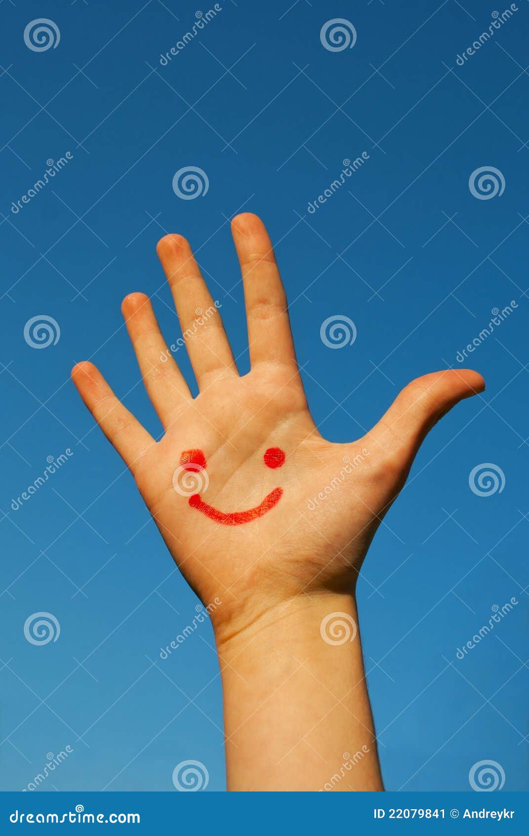 Human S Palm with Smile on it Stock Image - Image of concept, outdoors ...