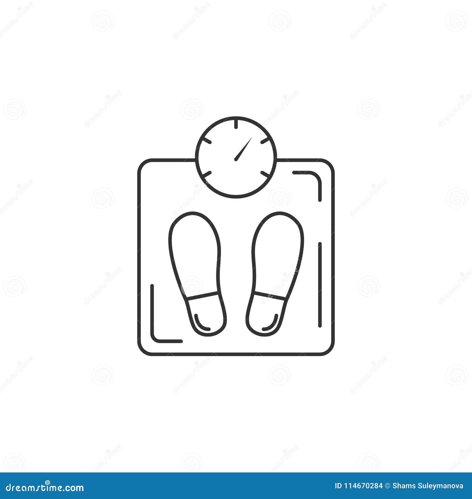 Human Scale Icon. Simple Element Illustration. Human Scale Symbol ...
