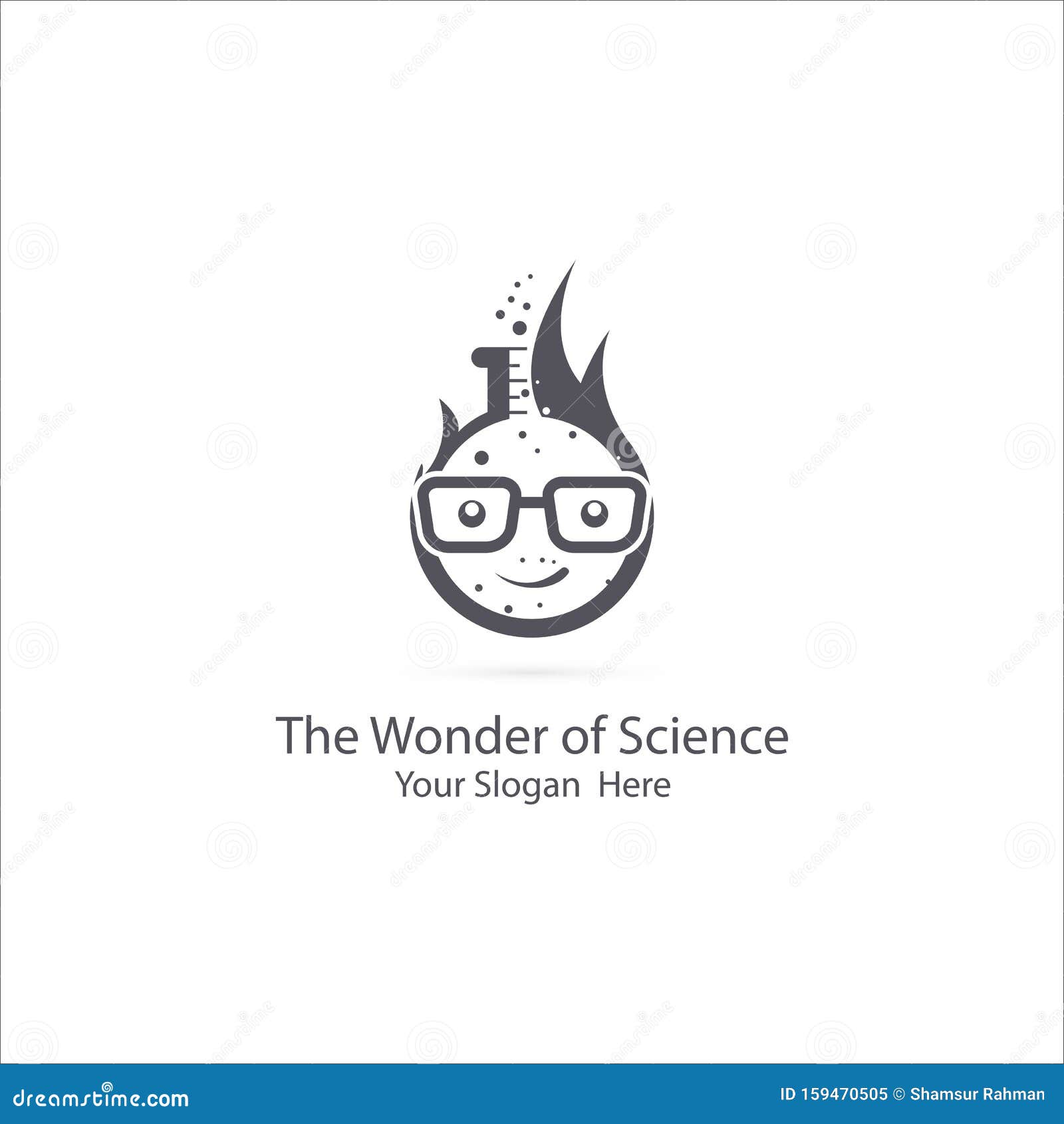 Human Science Lab Logo Vector Illustration | CartoonDealer.com #159470520