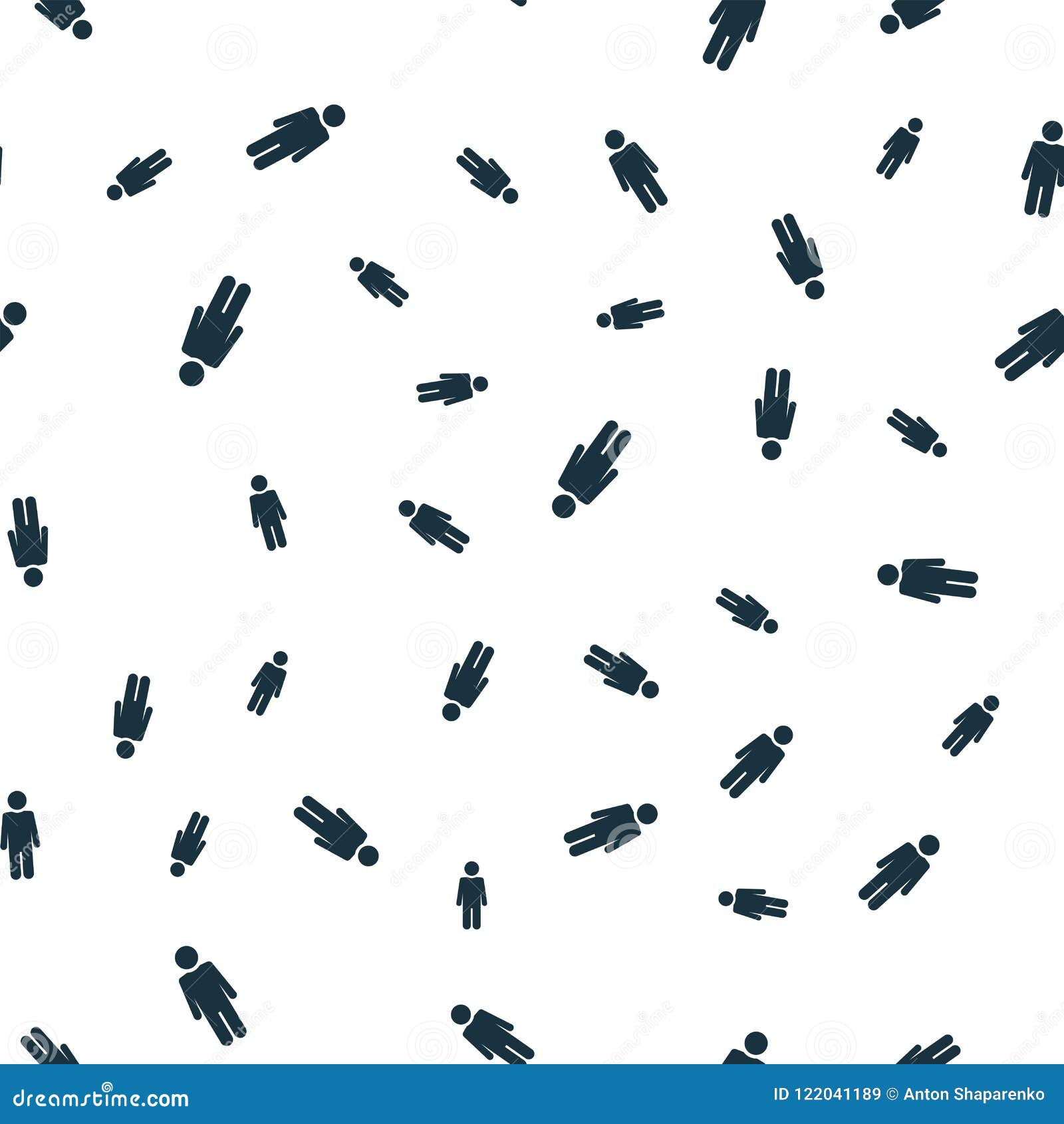 Human Seamless Pattern Cover. Human Icon Creative Design. Wallpaper ...