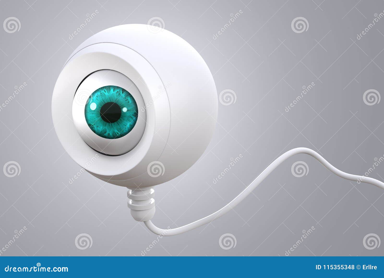 Human security camera stock illustration. Illustration of technology ...