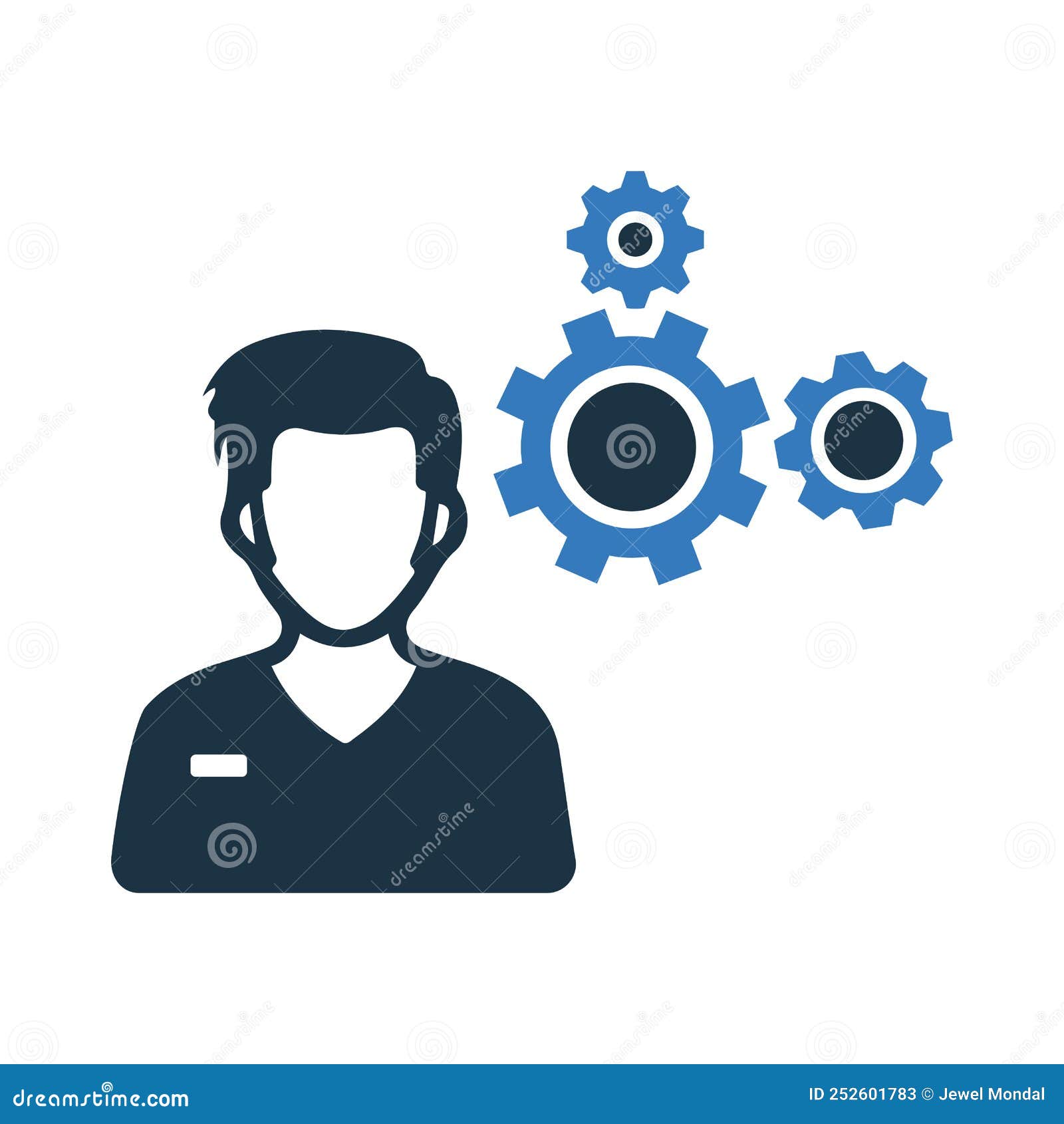 Human, Setting, Settings Icon. Simple Vector Sketch Stock Vector ...