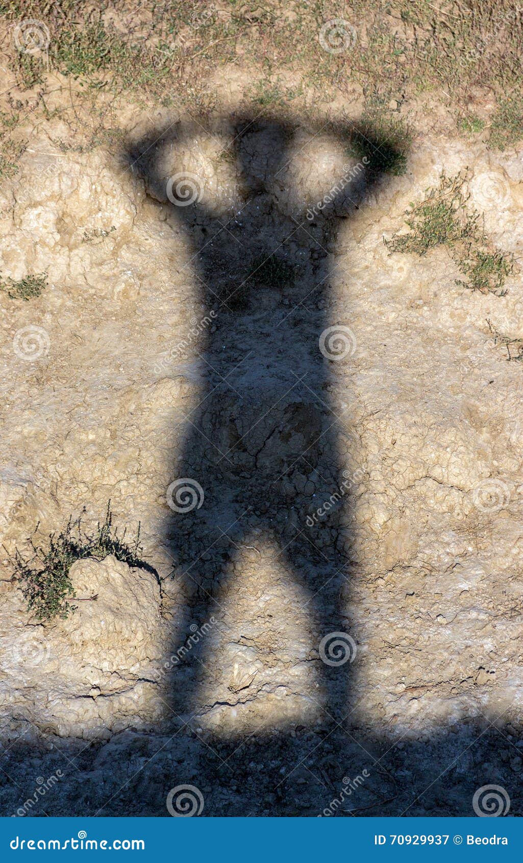 Human Shadow In The Sahara Desert Stock Photo | CartoonDealer.com #457266