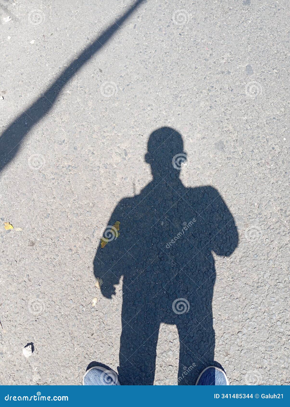 Human Shadow in the Hot Sun Stock Photo - Image of shadow, human: 341485344