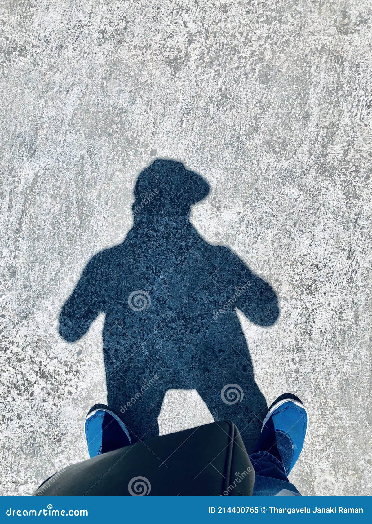 Human Shadow Like Some Other Species Stock Image - Image of shadow ...