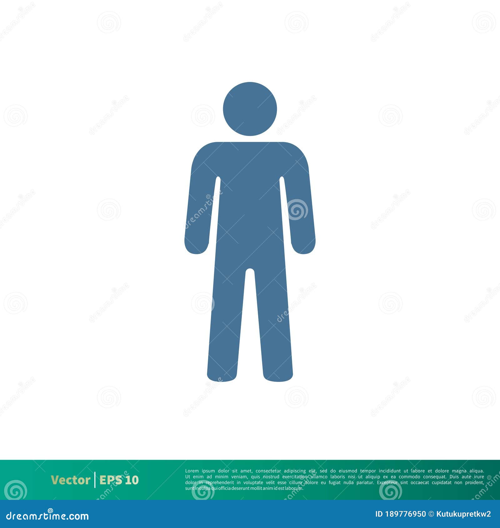 Human Shape, People Icon Vector Logo Template Illustration Design ...