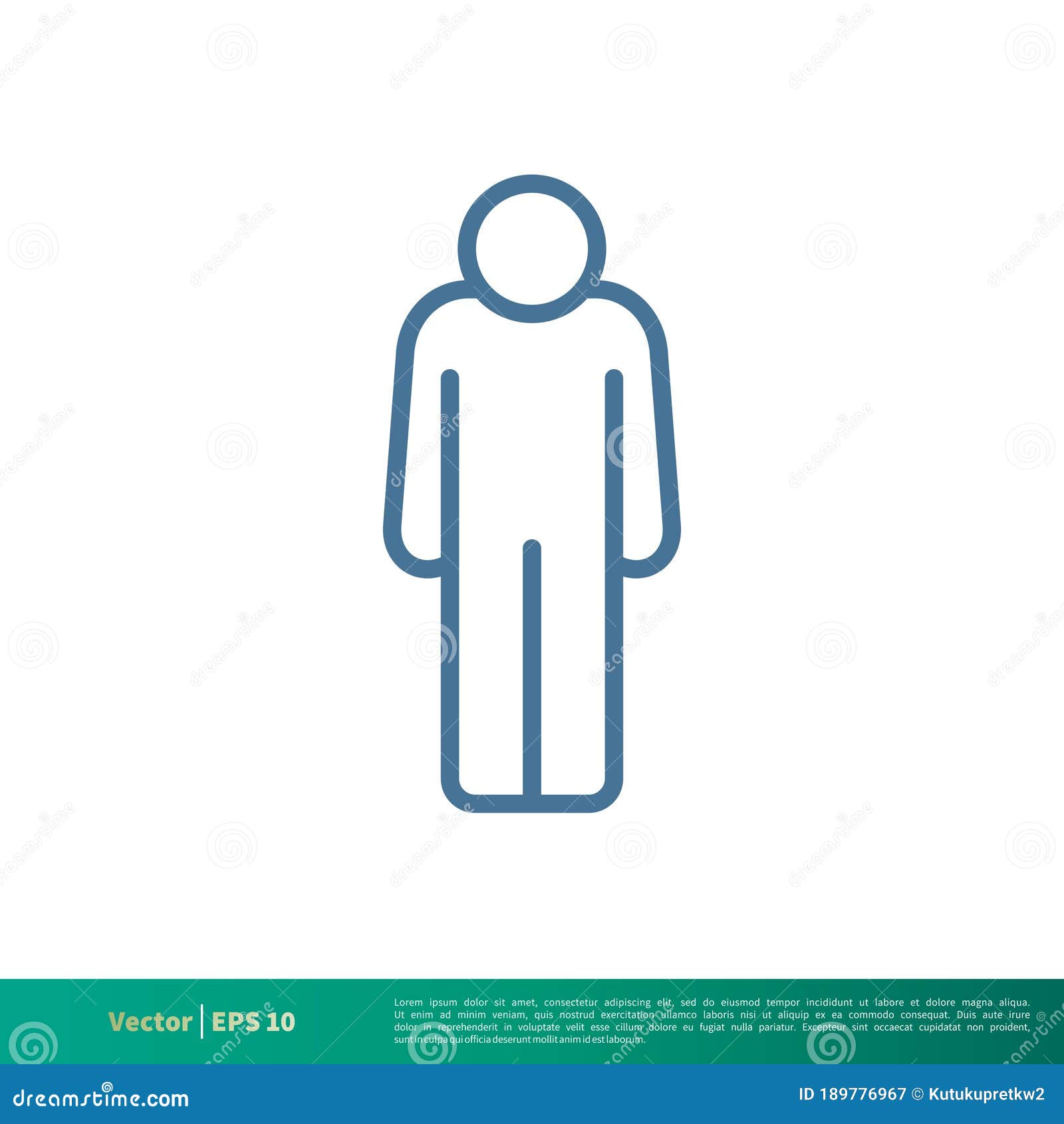 Human Shape, People Icon Vector Logo Template Illustration Design ...
