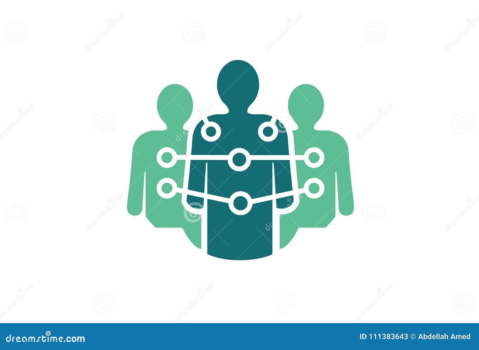 Human Share Logo Design stock vector. Illustration of firm - 111383643