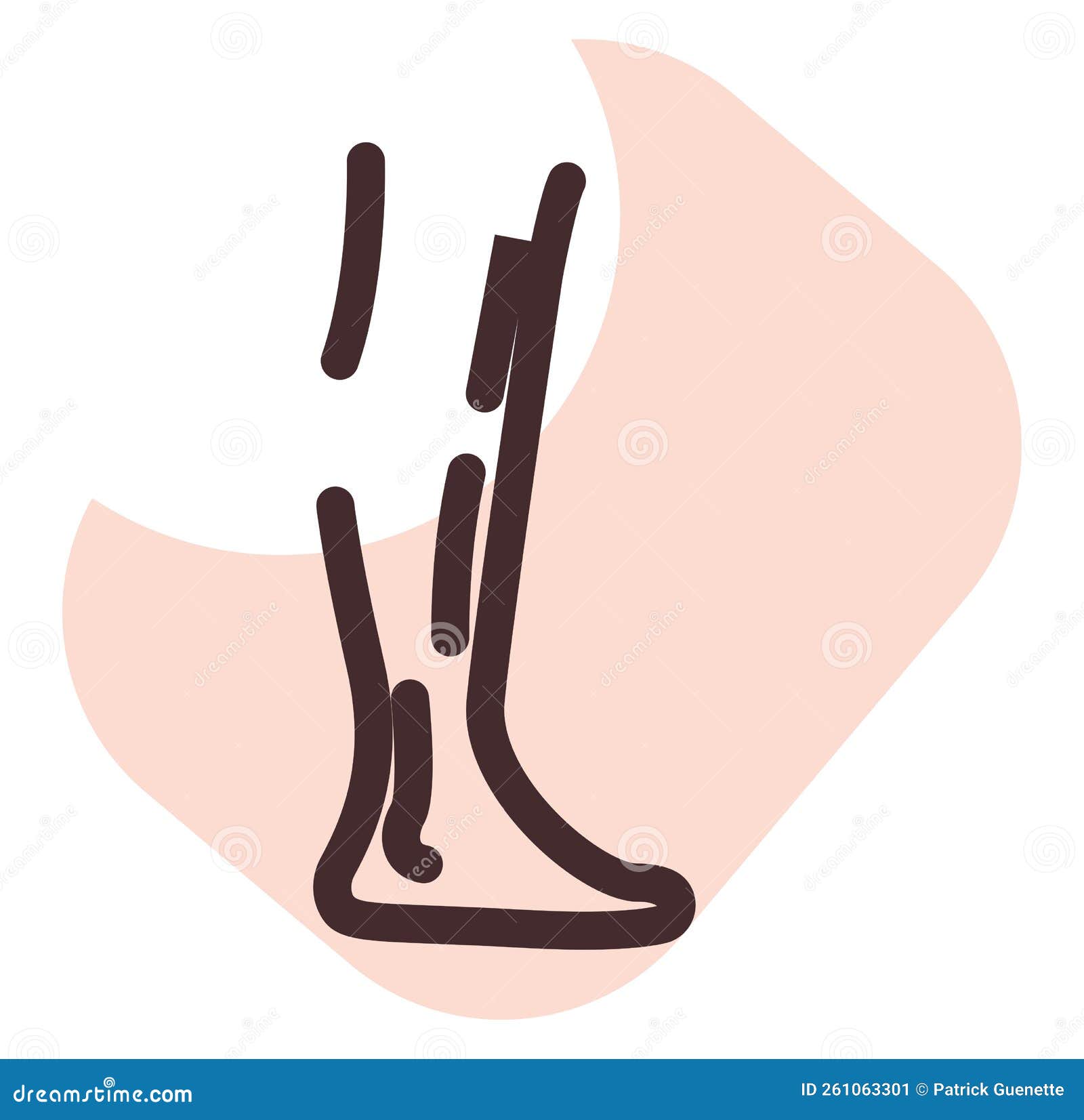 Shin Icon Vector From Baseball Concept. Thin Line Illustration Of Shin ...