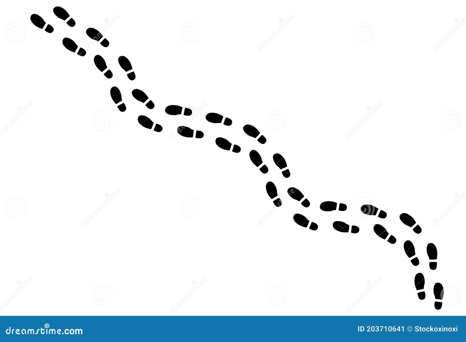 Human Shoe Footprint Icon. Vector Footwear. Flat Style. Black ...