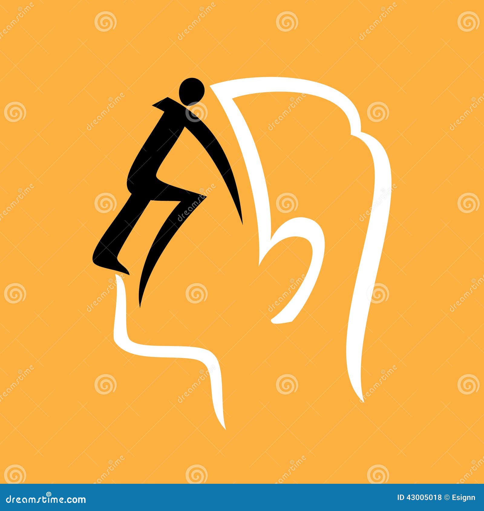 Human Eye Side View Icon Color Outline Vector | CartoonDealer.com ...