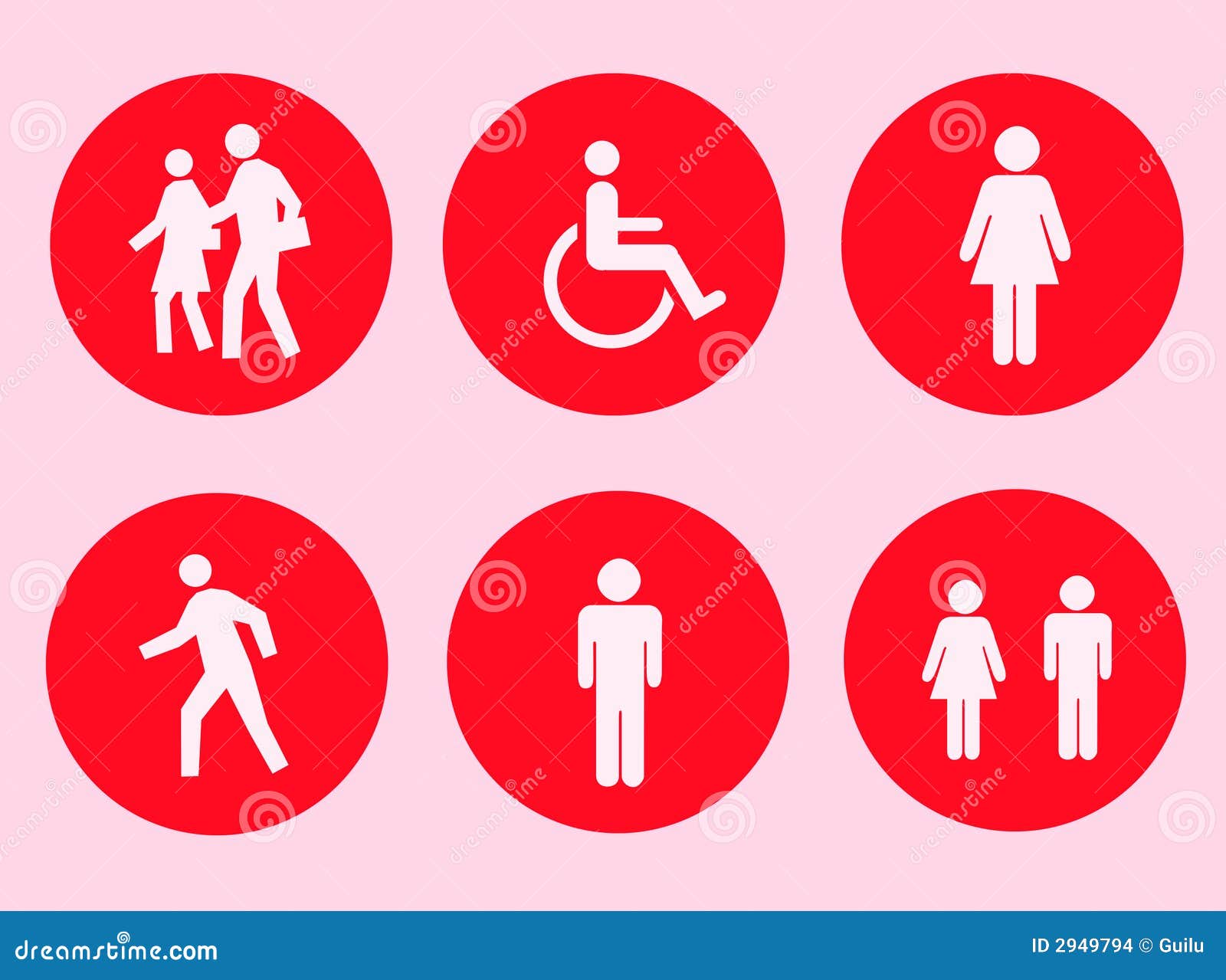 Human signals stock illustration. Illustration of prohibition - 2949794