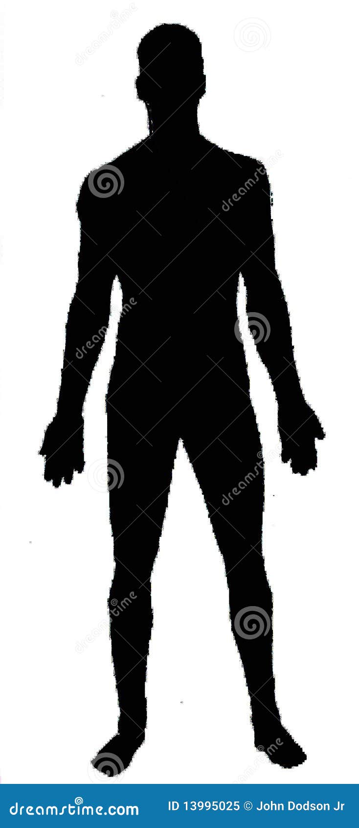 Human silhouette stock illustration. Illustration of person - 13995025