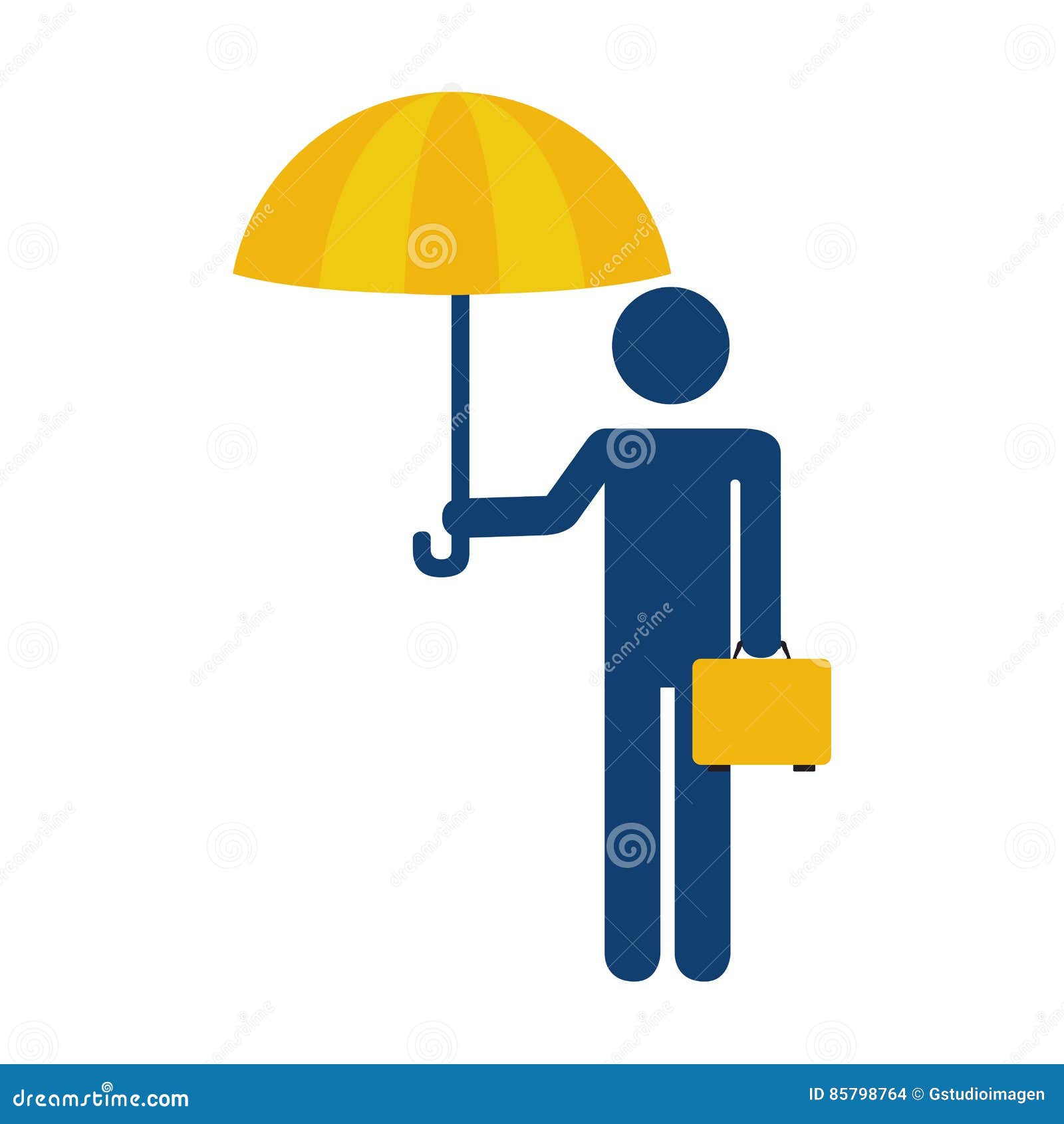 Human Silhouette Insurance Icon Stock Vector - Illustration of human ...