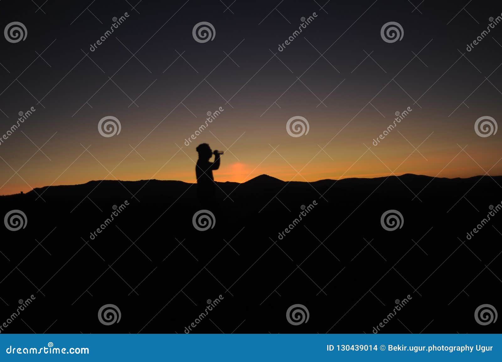 Human silhouette at sunset editorial stock image. Image of silhouette ...