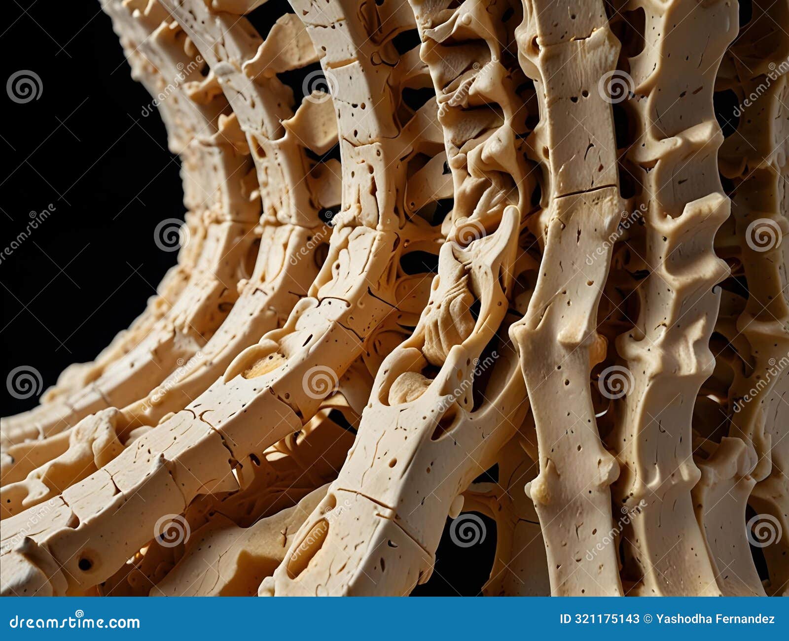 Human Skeleton, Structural Bones Stock Illustration - Illustration of ...