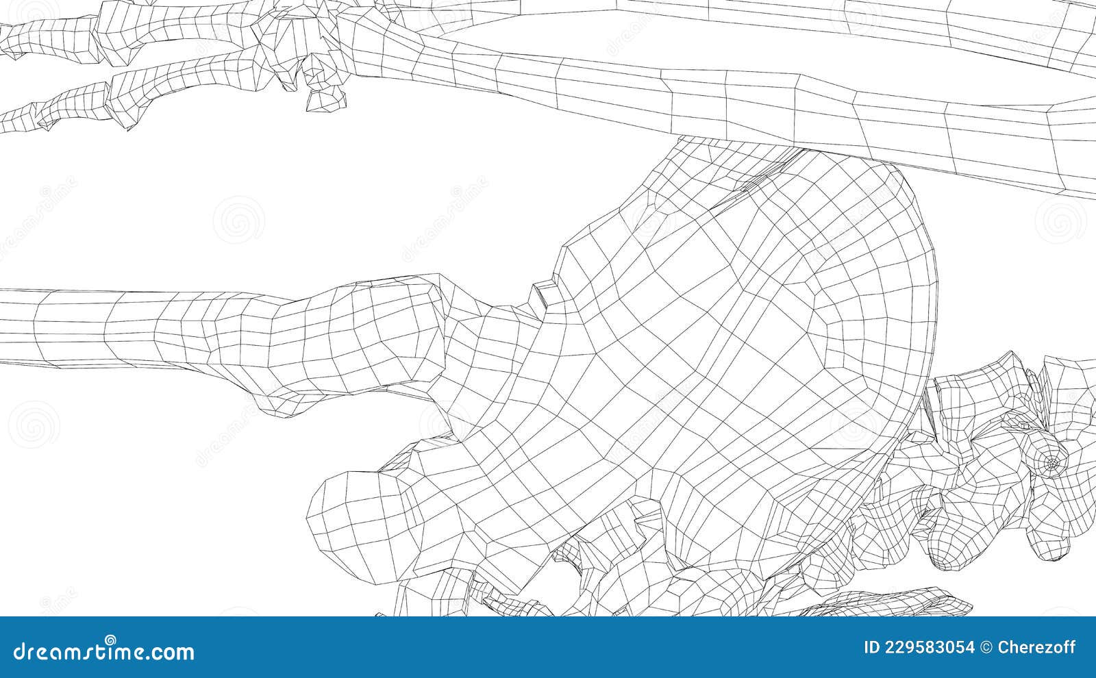 Human skeleton. Vector stock vector. Illustration of drawn - 229583054