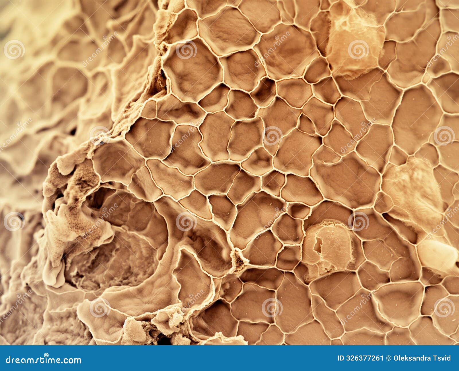 Human Skin Cells Under a Microscope Stock Image - Image of scientific ...