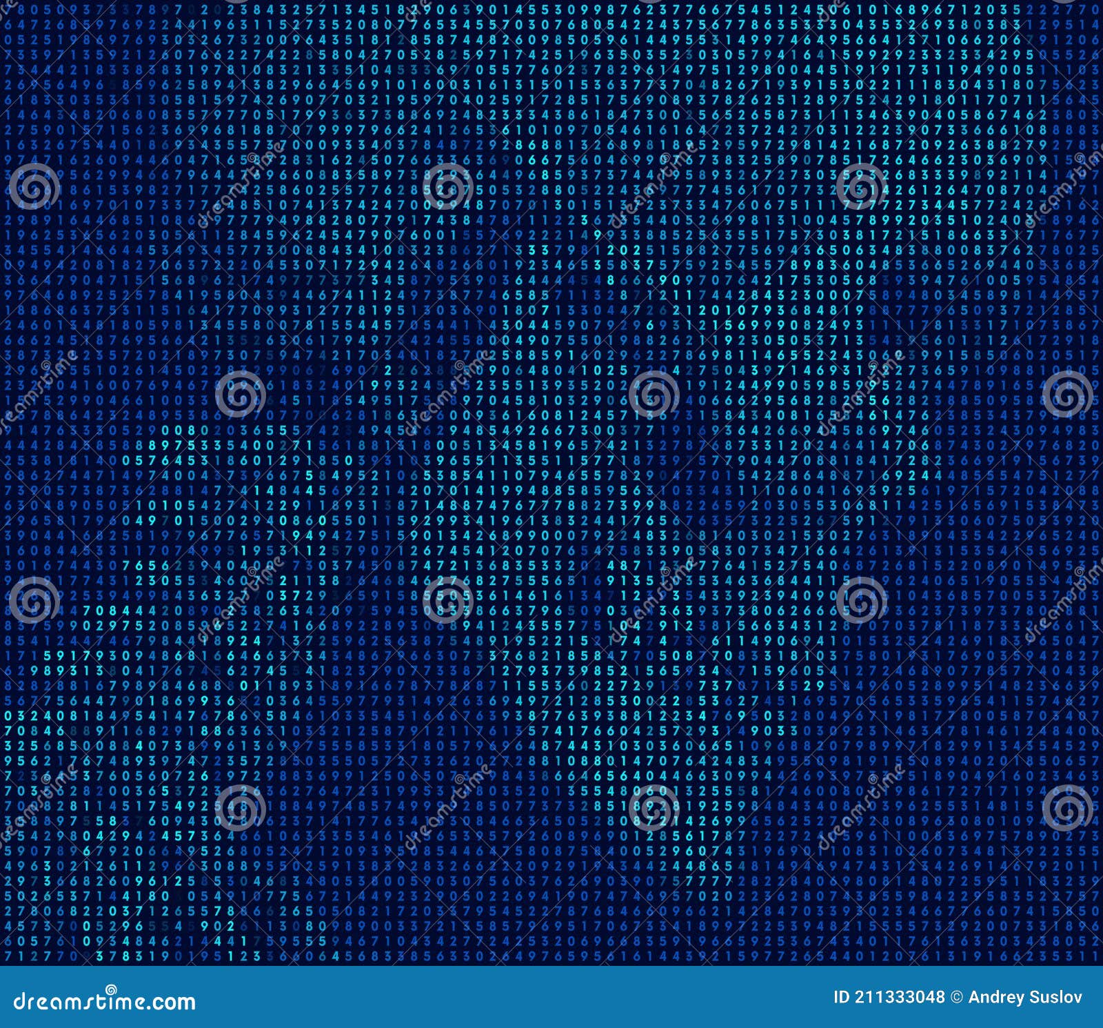 Human Skull Consists Digits. Technology Cataclysm. Computer AI or ...