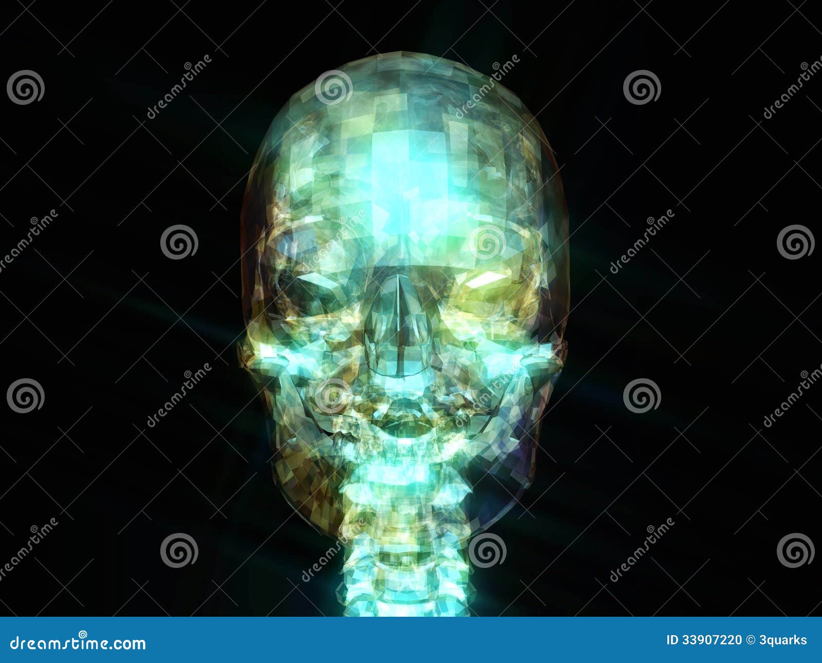 Human Skull stock illustration. Illustration of head - 33907220
