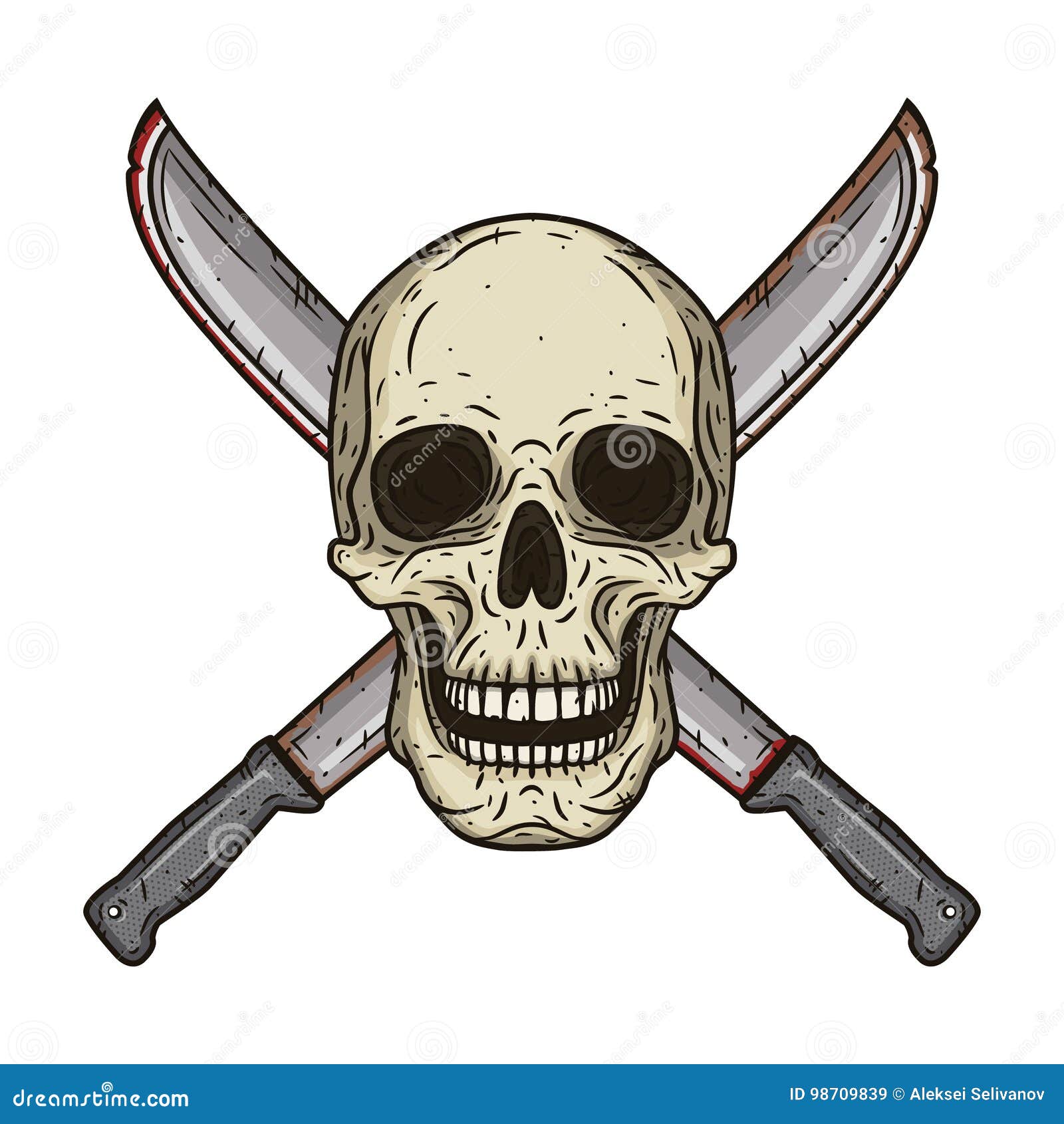 Two Crossed Machetes Vector Logo Icon | CartoonDealer.com #277316885