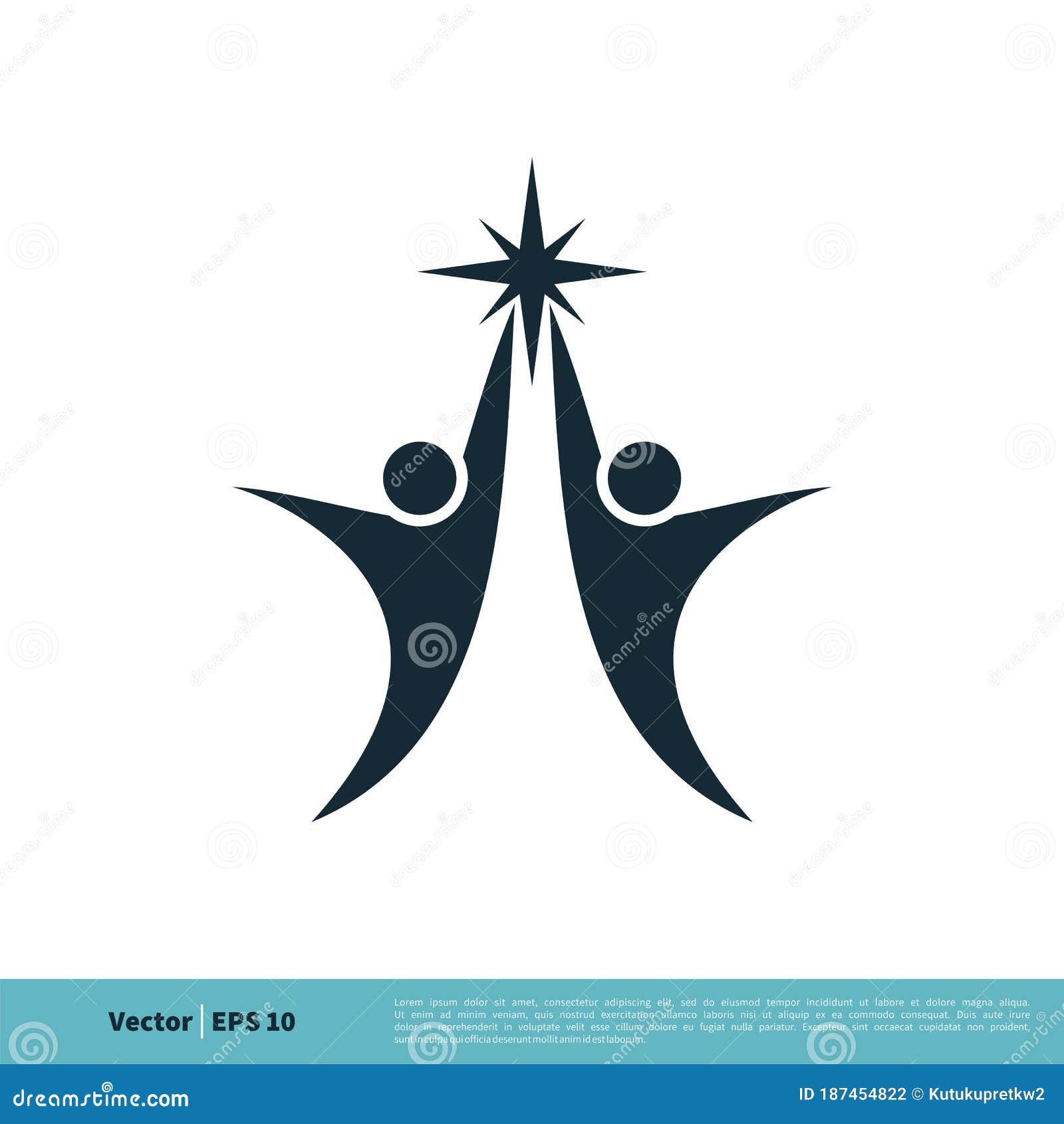 Human Sporty Figure Icon Vector Logo Template Illustration Design ...