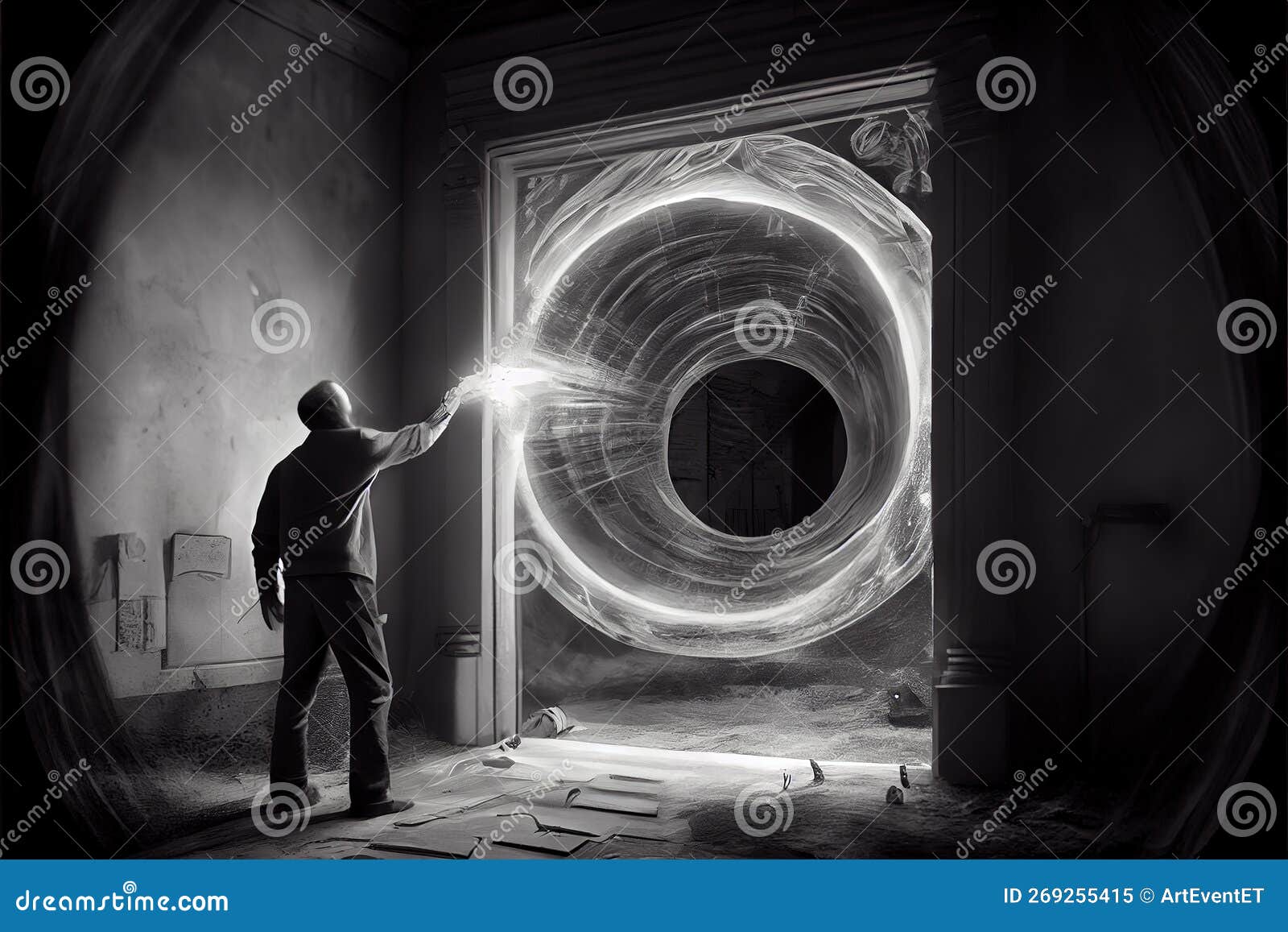 Portal PVC Gate Design Facade Modern House White Home Door Slats Stock ...