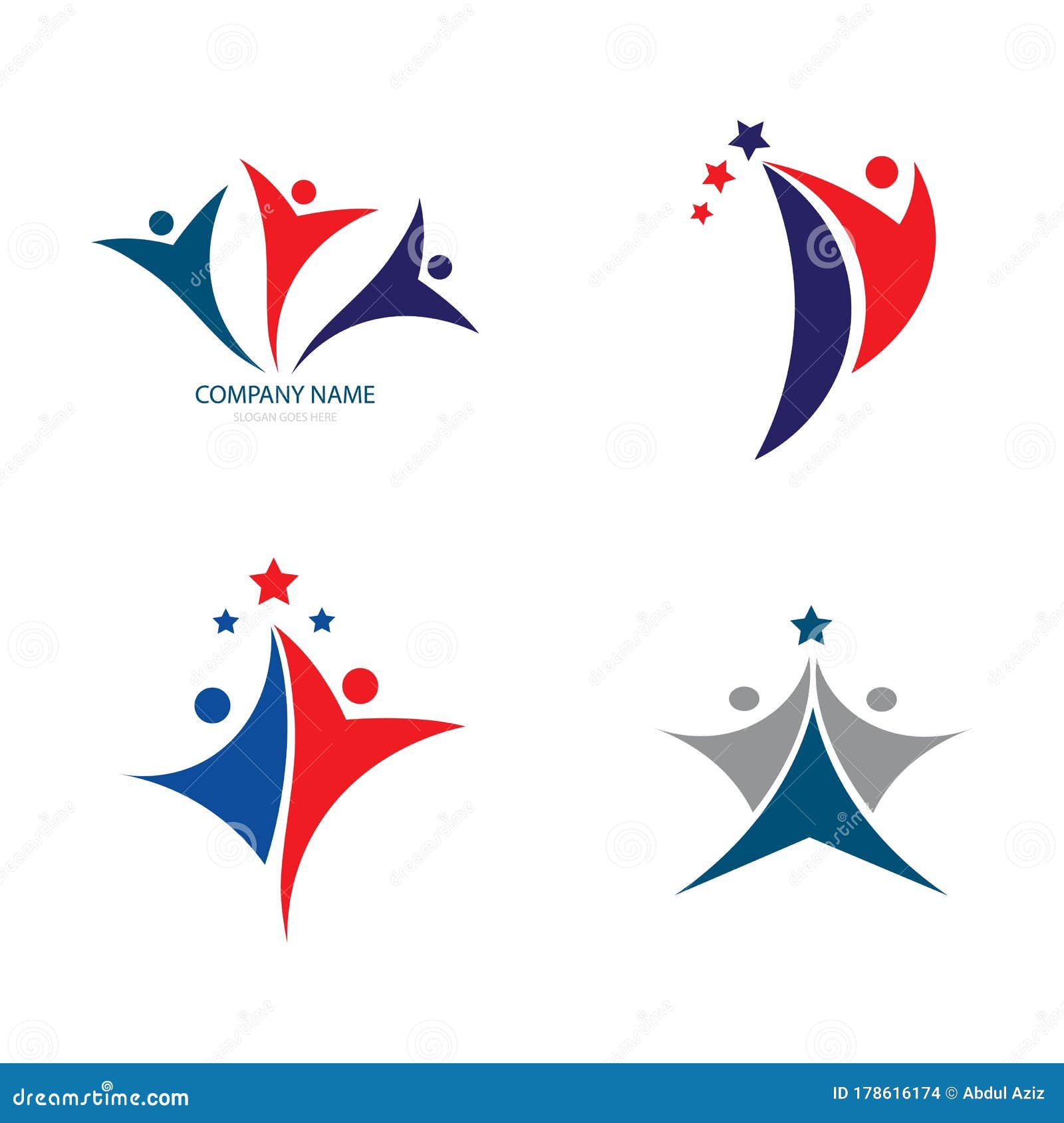 Human Star, Success Illustration Vector Stock Vector - Illustration of ...