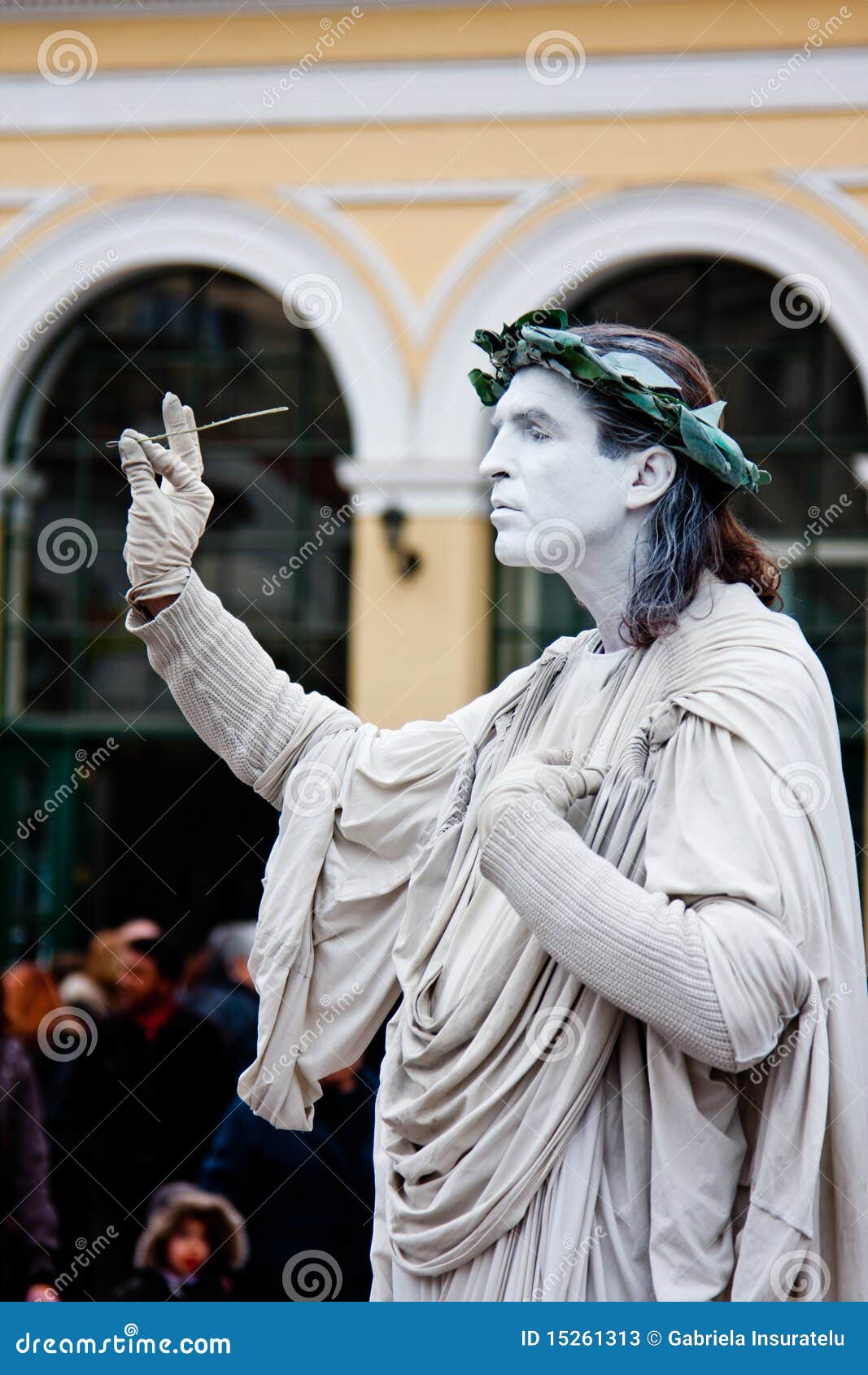 Human statue editorial stock photo. Image of february - 15261313