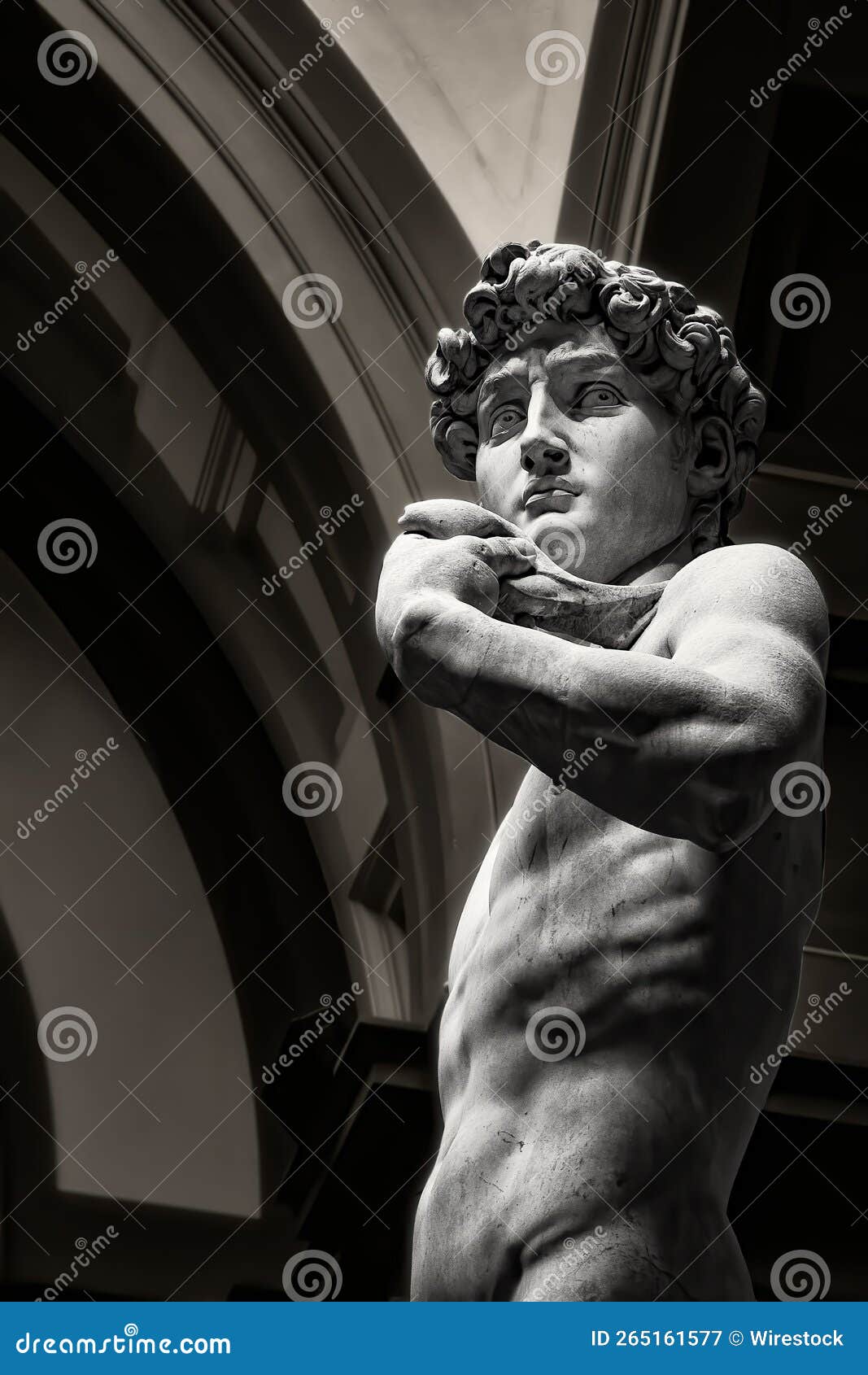 Human statue in Florence editorial photography. Image of tourism ...