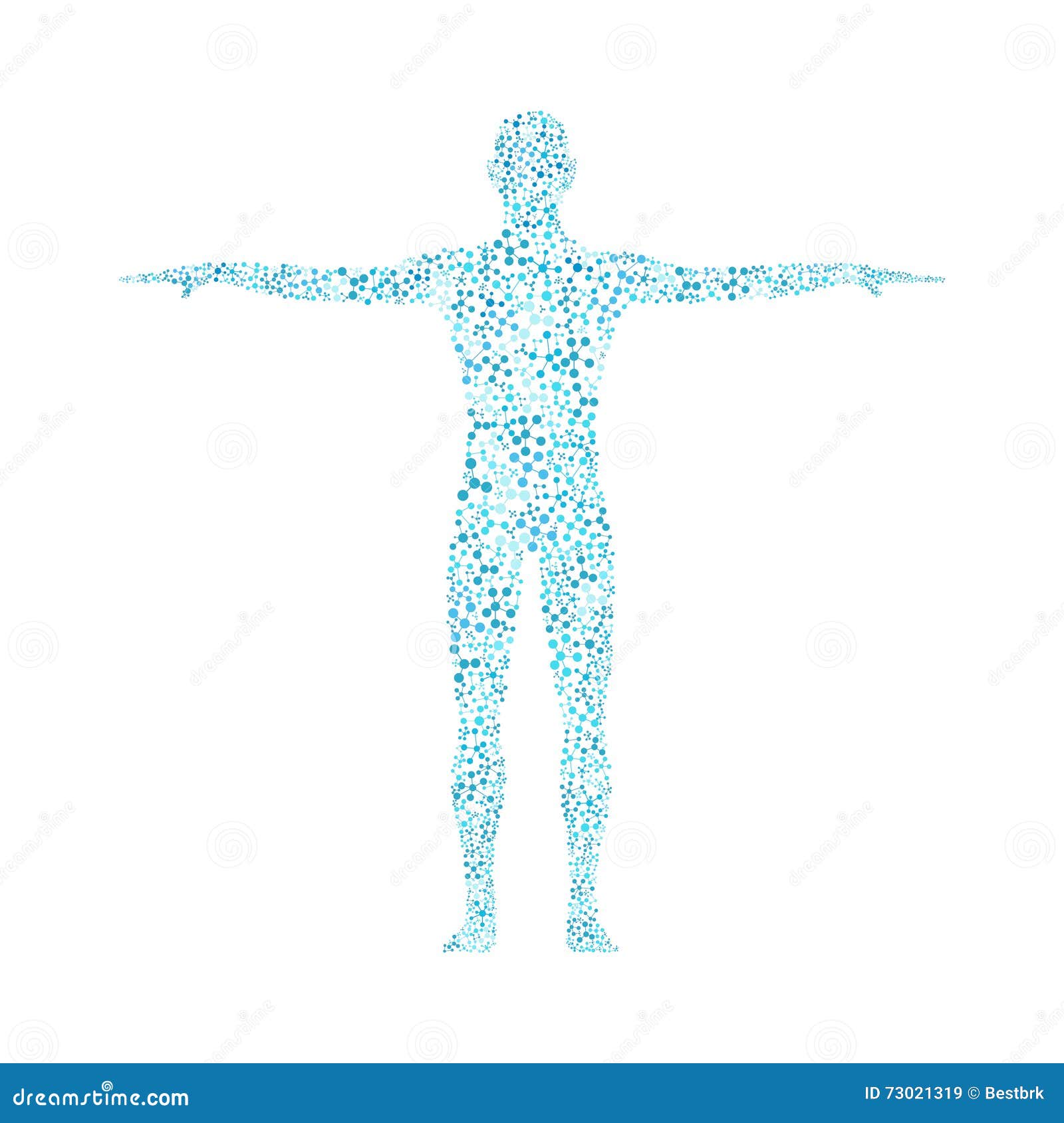 Human. Structure Molecule of Man. Medicine, Science and Technology ...