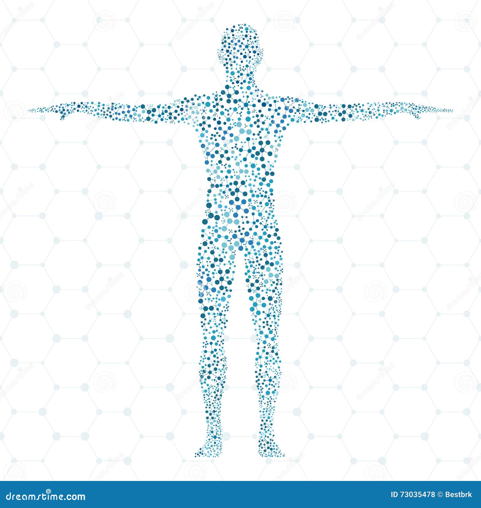 Human. Structure Molecule of Man. Medicine, Science and Technology ...