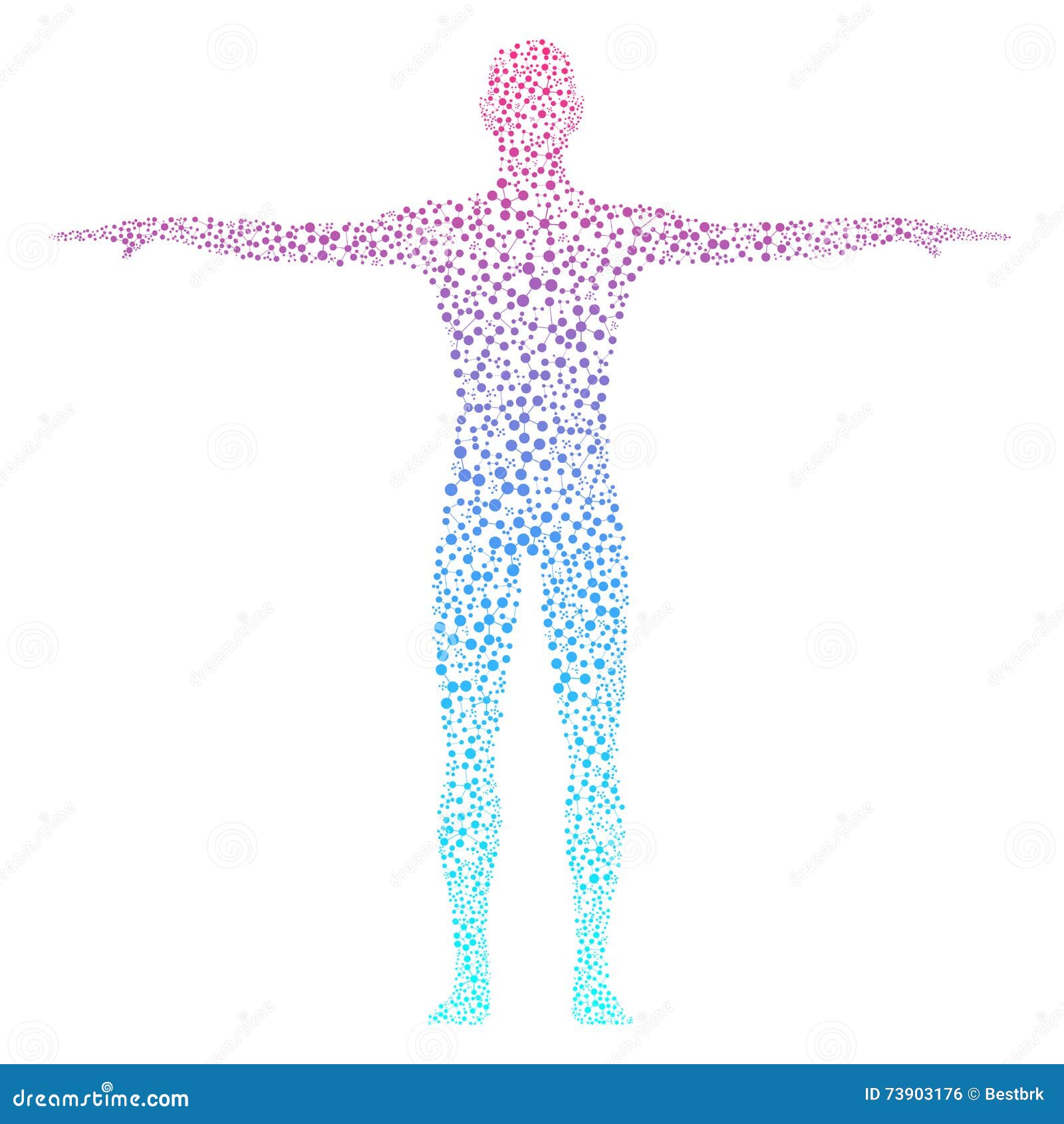 Human. Structure Molecule of Man. Medicine, Science and Technology ...