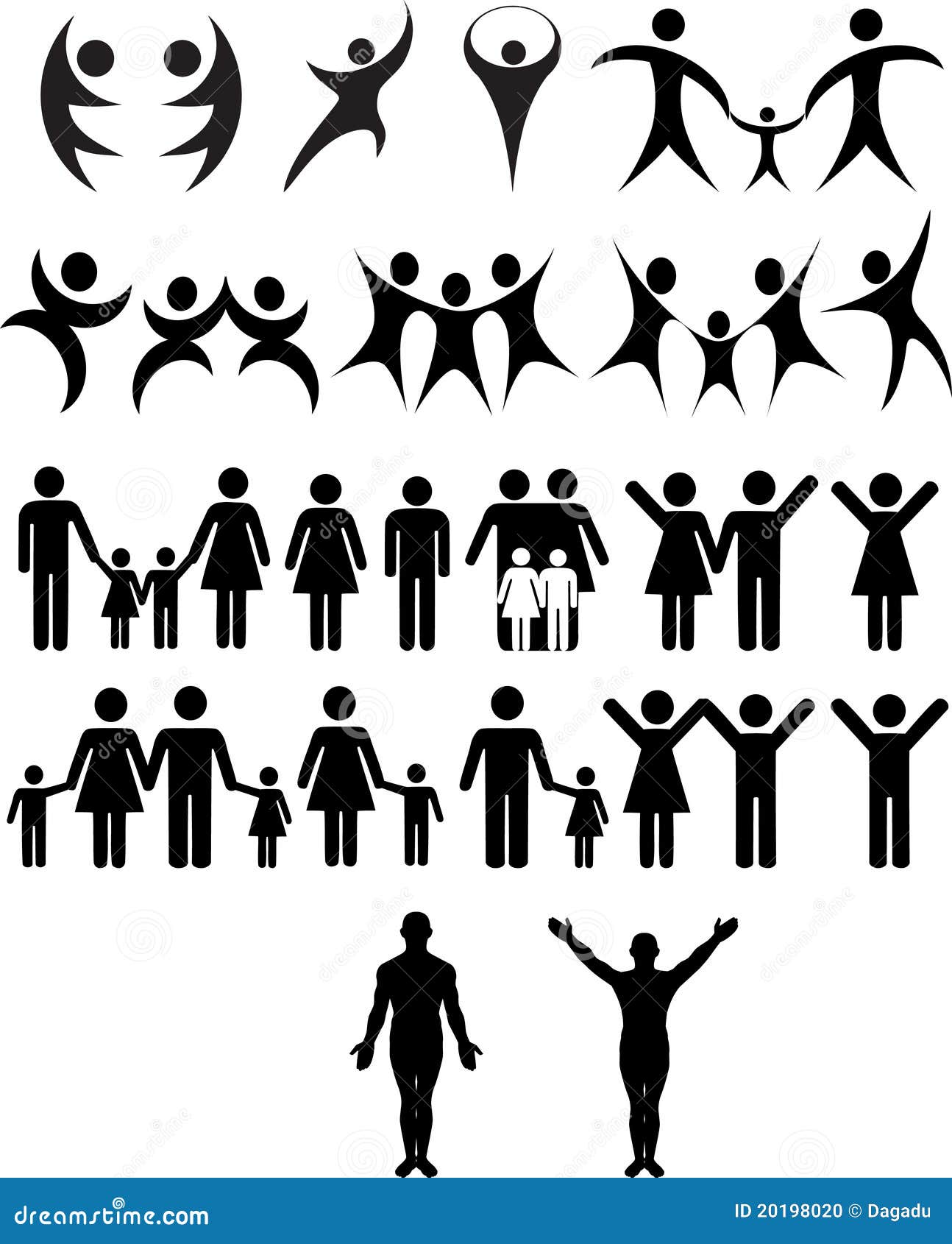 Stock Photo: Human symbol. Image: 20198020