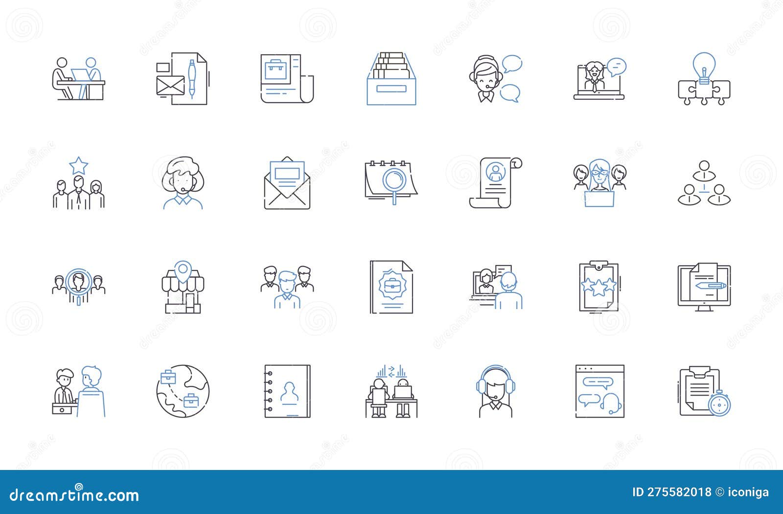 Human Talents Line Icons Collection. Creativity, Intelligence, Empathy ...