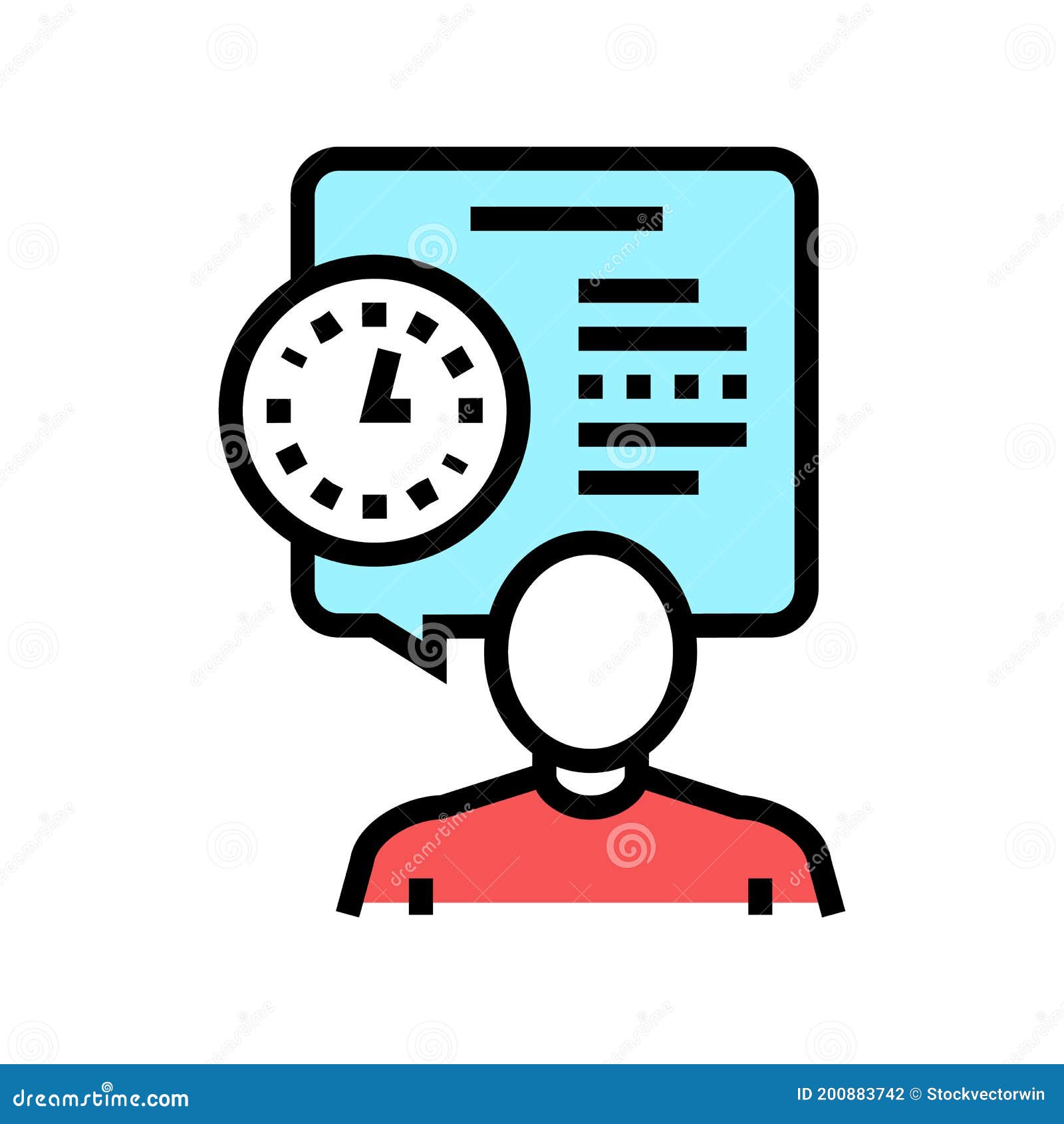 Task And Time Icons Set. Clock, Calendar, Meeting, 24 Hours, Time, 48h ...