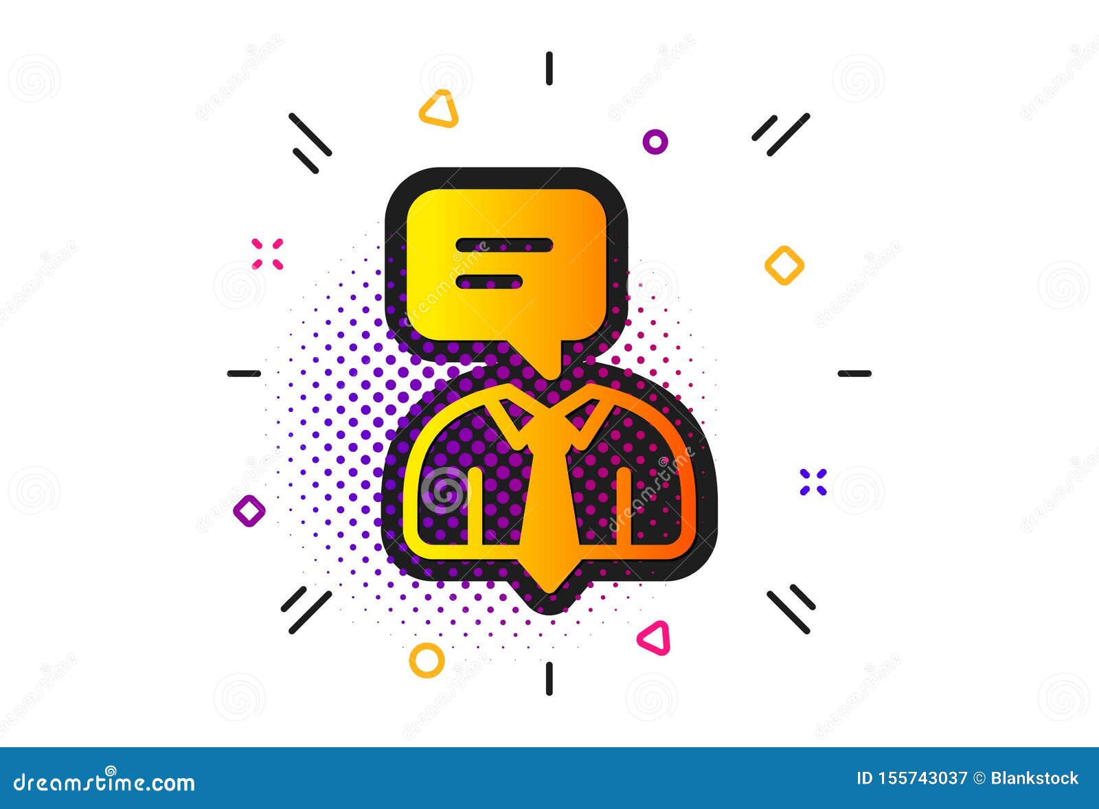 Human Talking Icon. Conversation Sign. Vector Stock Vector ...