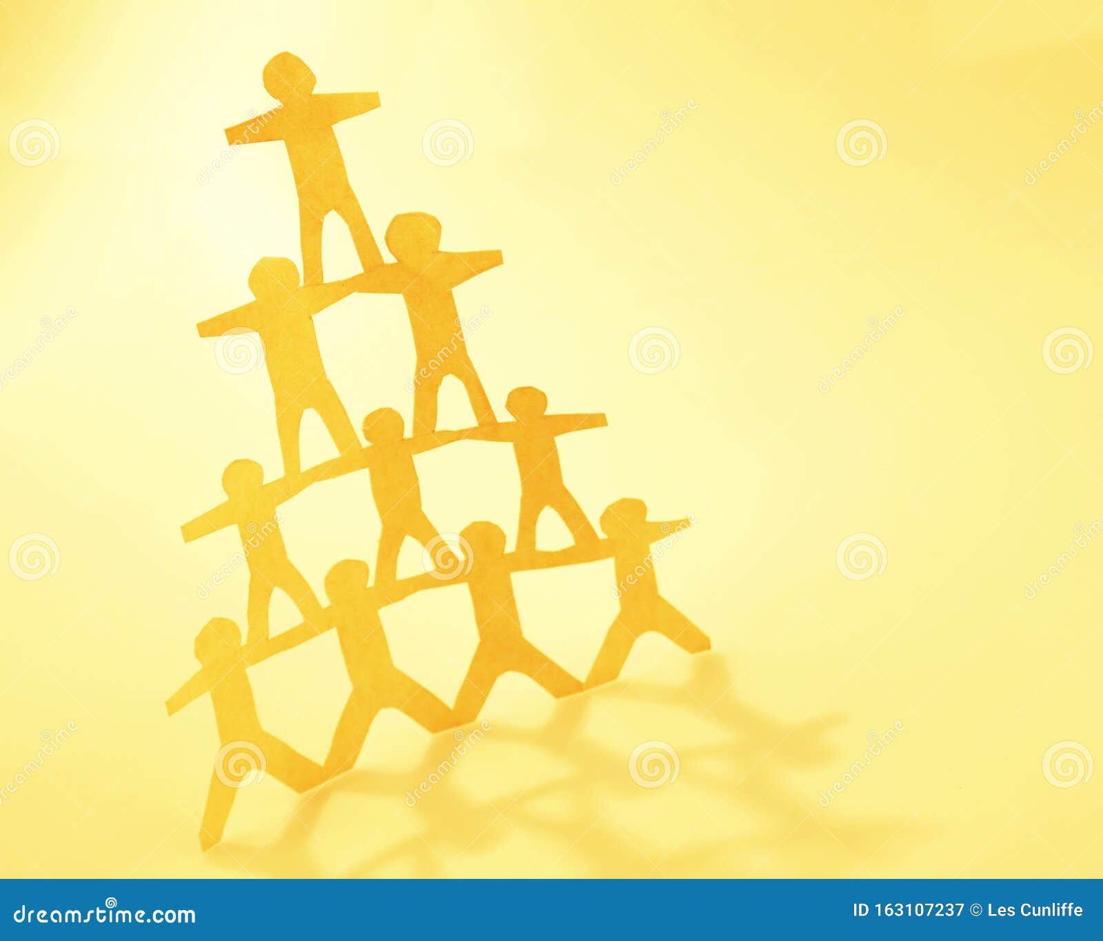 Human team pyramid stock image. Image of chain, hierarchy - 163107237