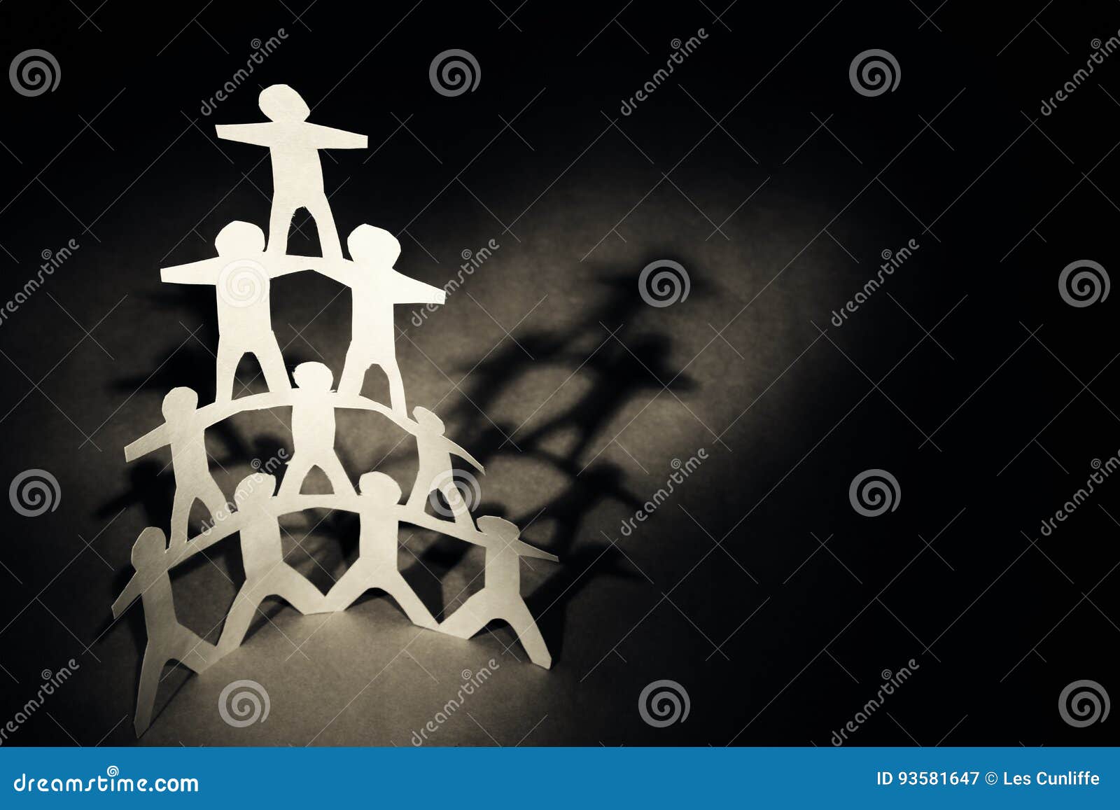 Human Team Pyramid Stock Image | CartoonDealer.com #93581647