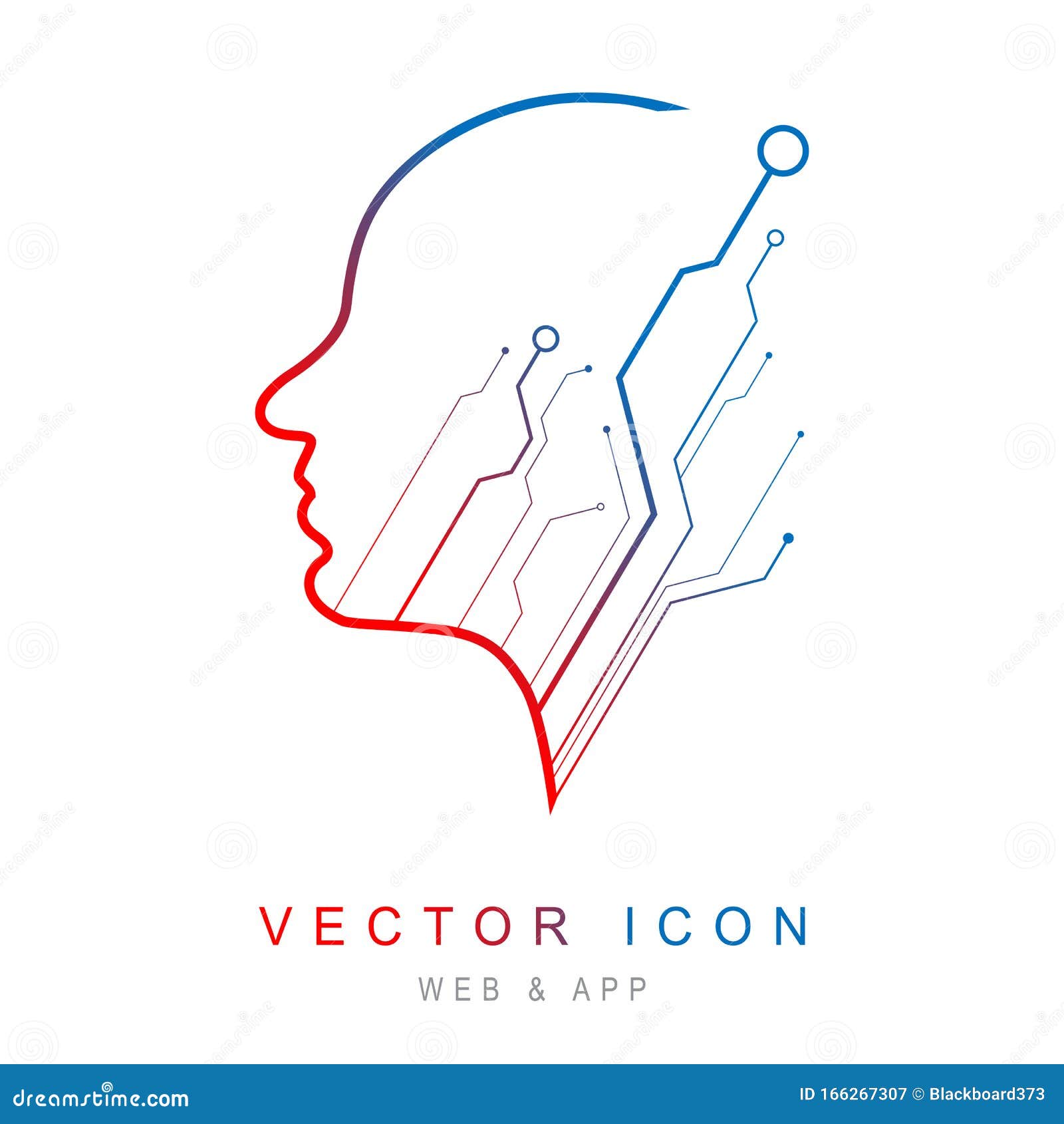 Human Tech Icon, Brain Tech Mind Data Logo Design, Innovation ...
