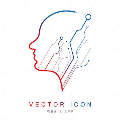 Human Tech Icon, Brain Tech Mind Data Logo Design, Innovation ...