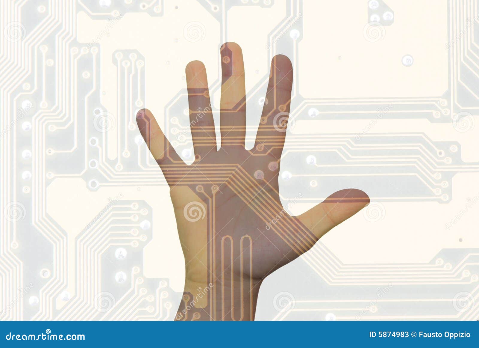 Human technology stock image. Image of future, artificial - 5874983