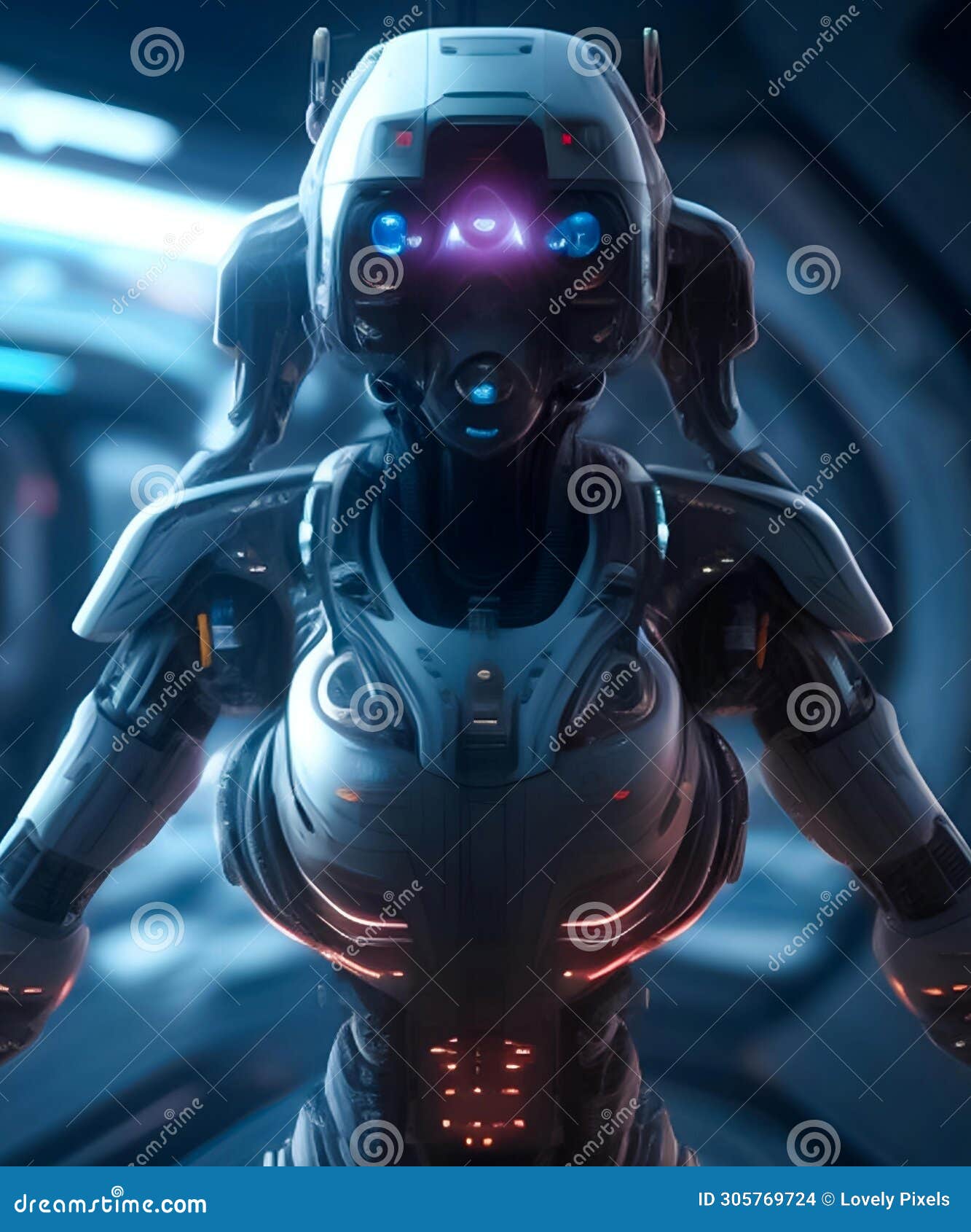 Human Technology Powerful Robot Automatic Stock Photo - Image of ...